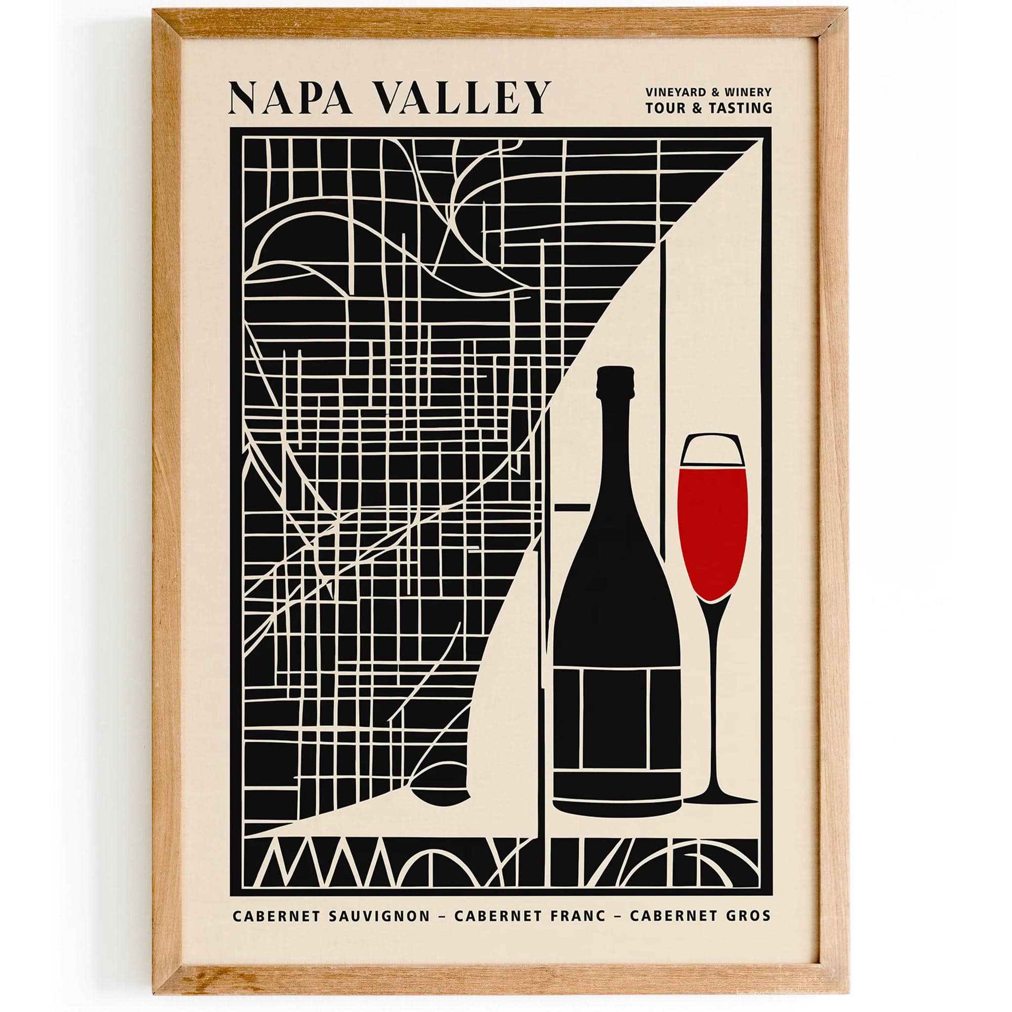 Winery Tours Napa Valley Poster – HypeSheriff