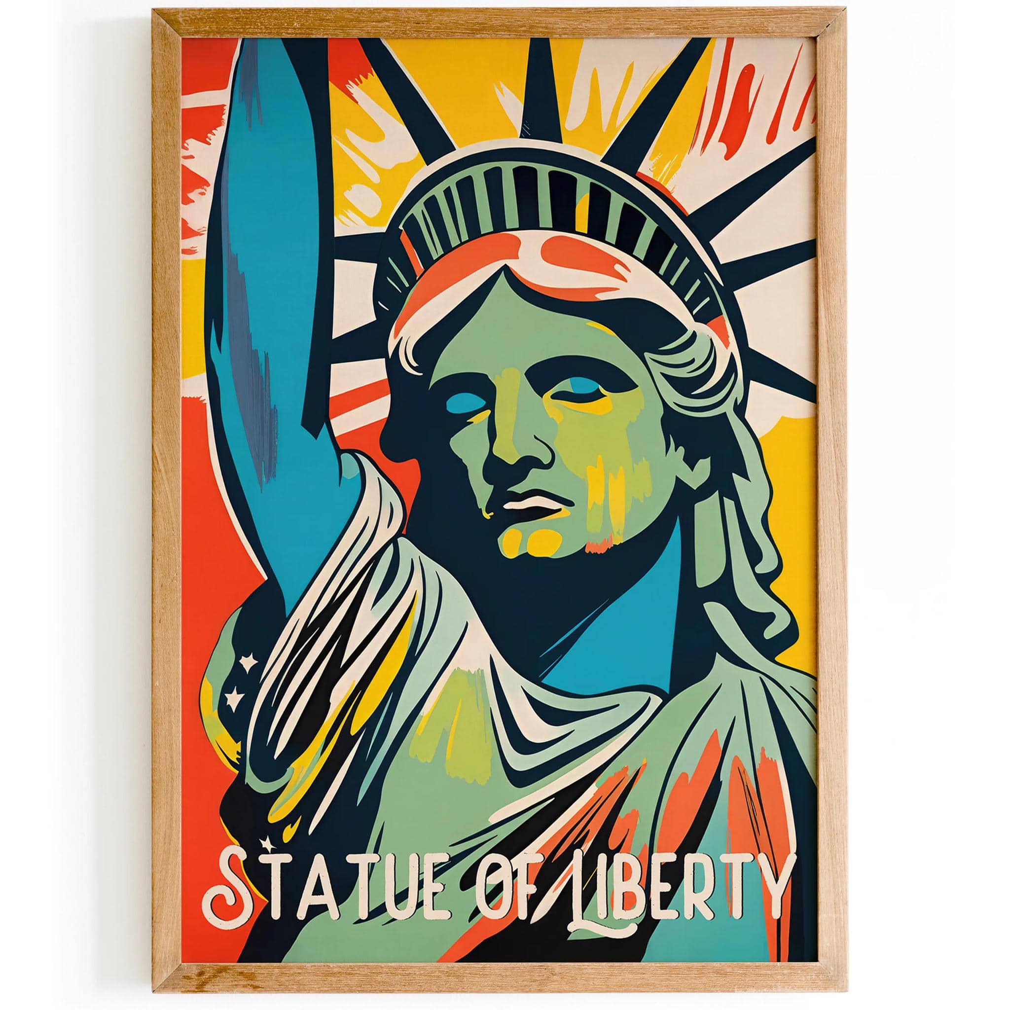Statue of Liberty Retro Poster – HypeSheriff