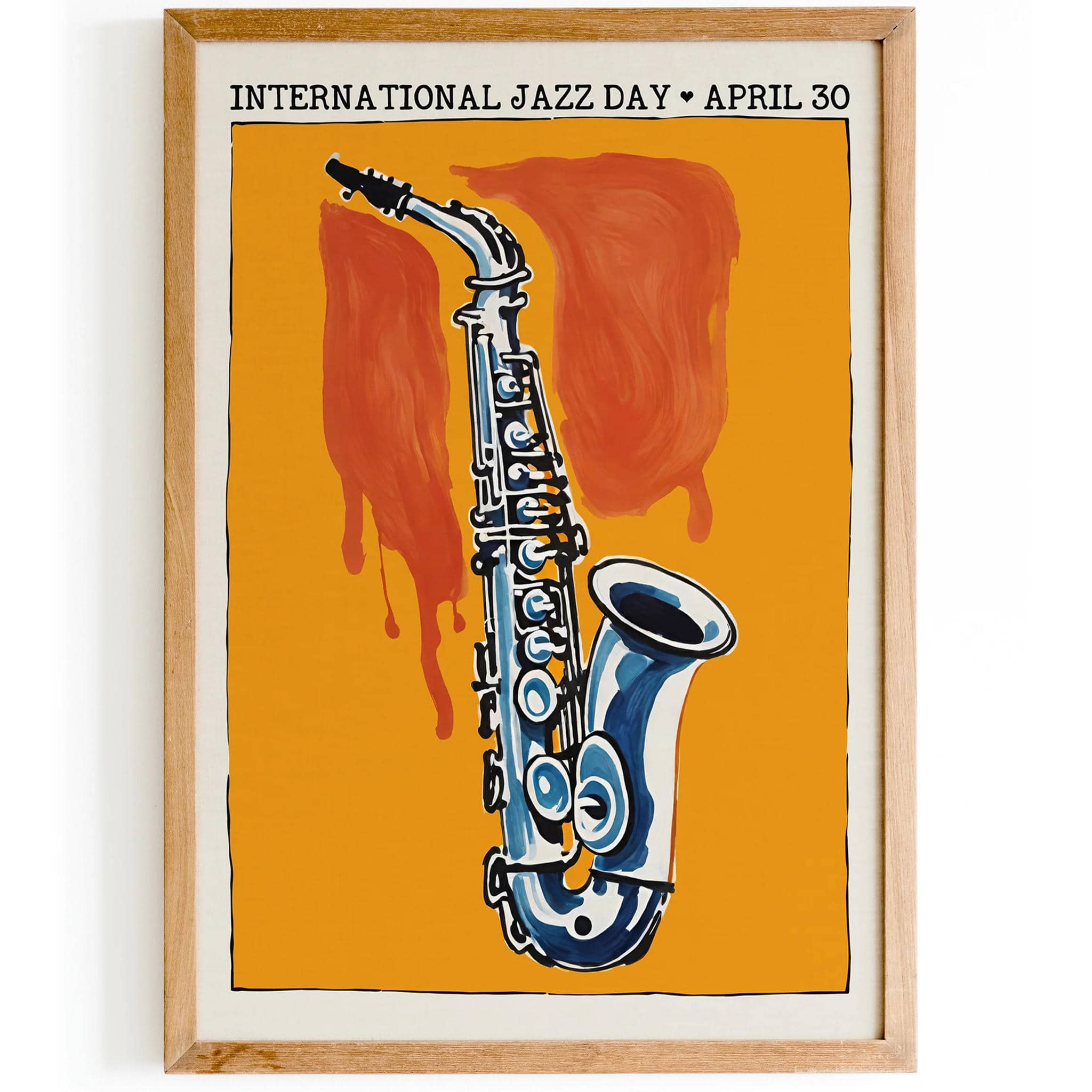International Jazz Day Retro Poster – HypeSheriff