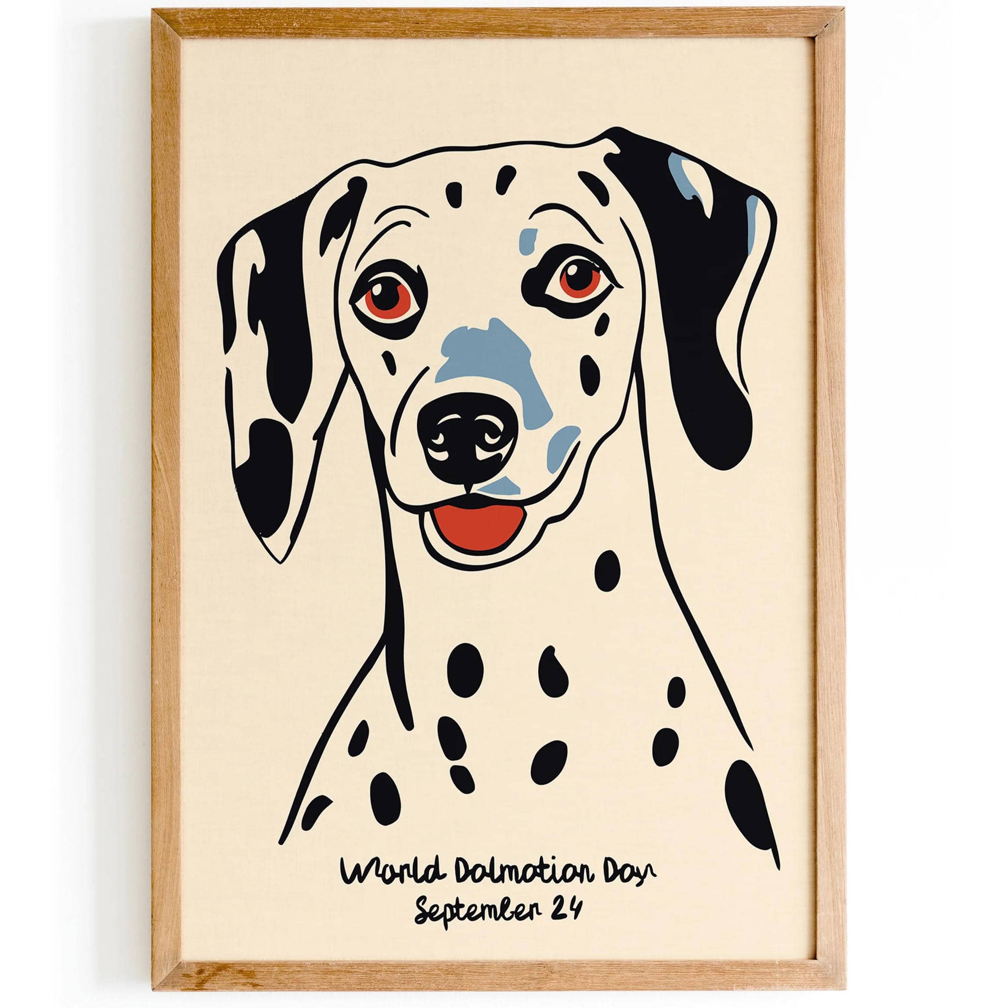 Cute Dalmatian Wall Art Print – HypeSheriff