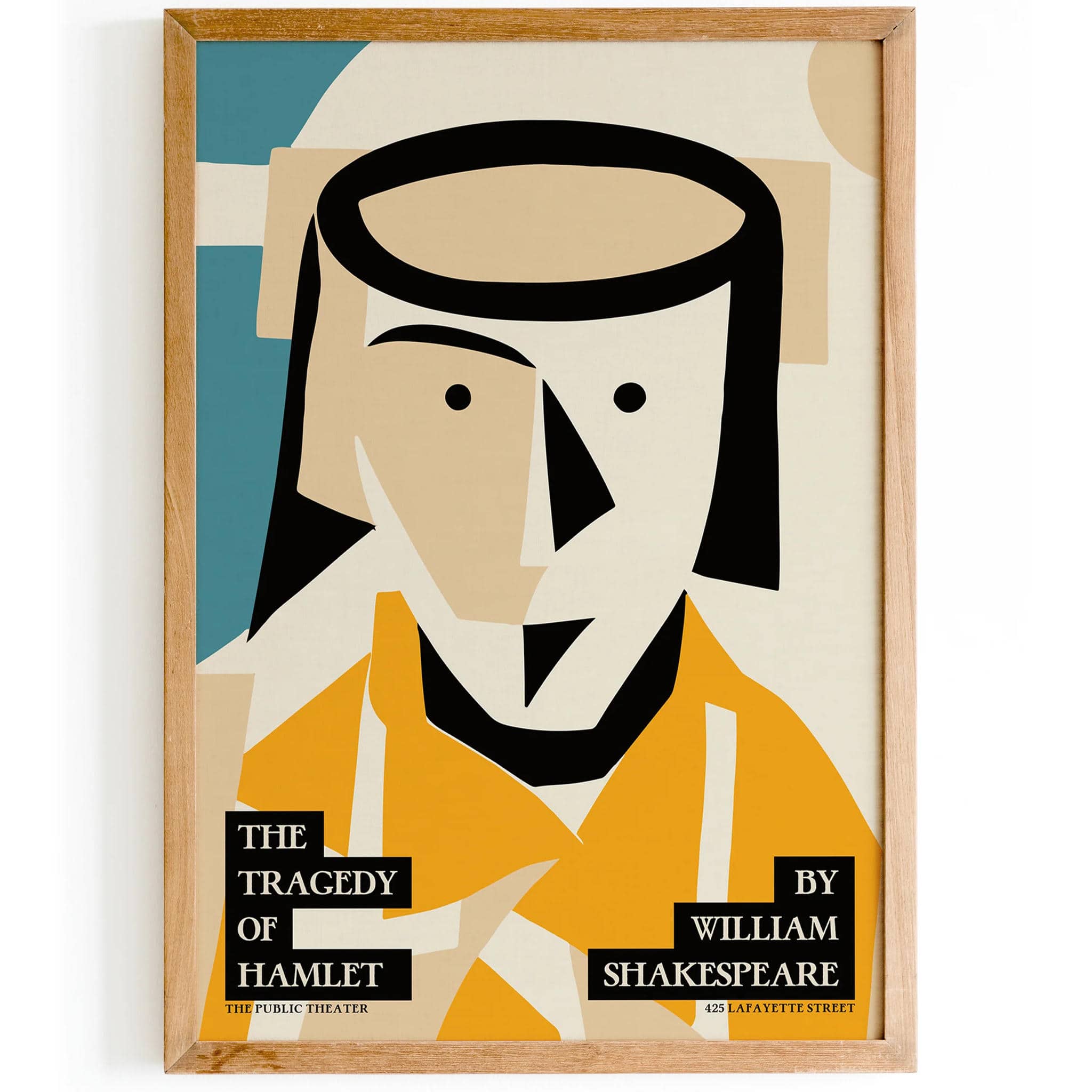 HAMLET William Shakespeare Retro Theater Poster – HypeSheriff