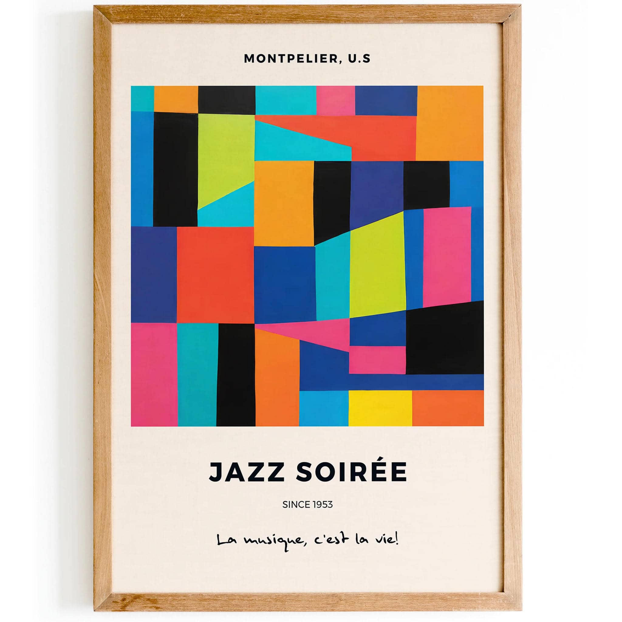 Jazz Music French Festival Art Print – HypeSheriff