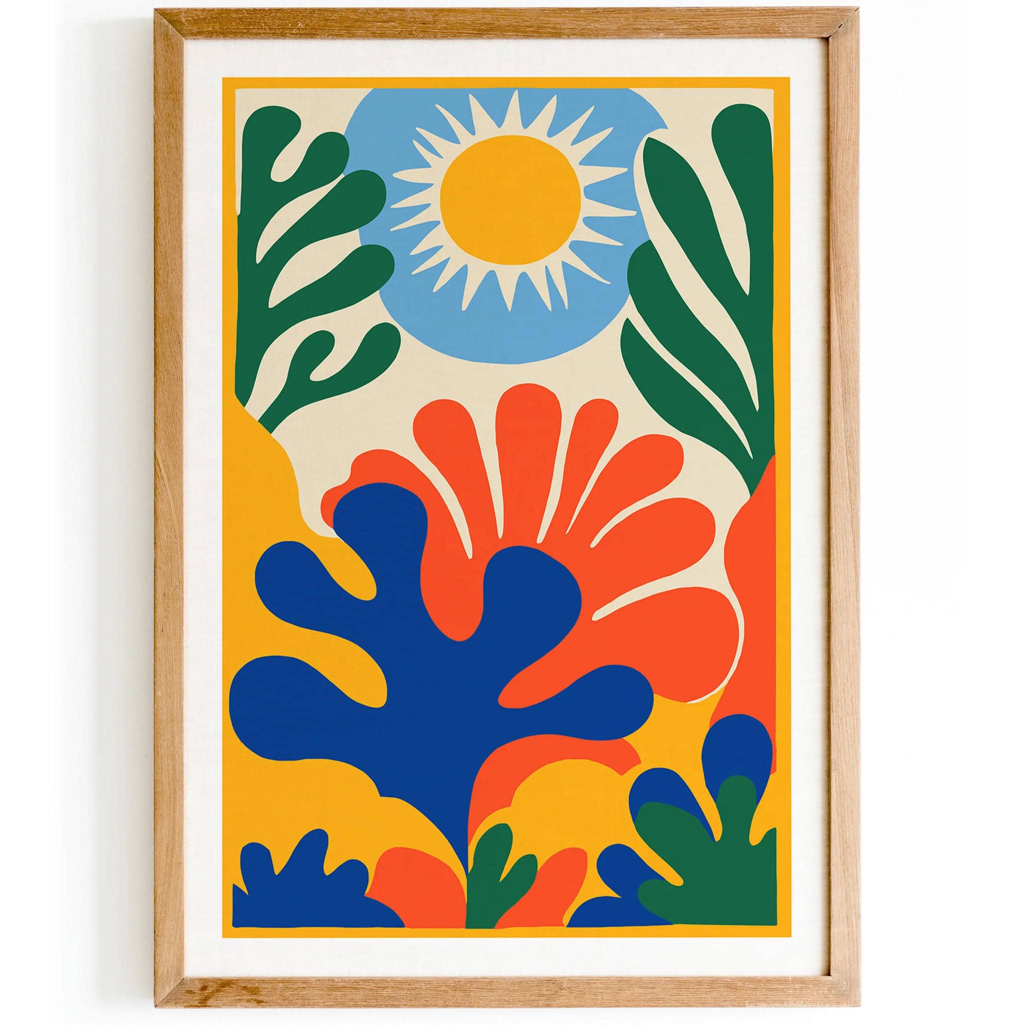 Colorful Cut Outs Nature Poster – HypeSheriff