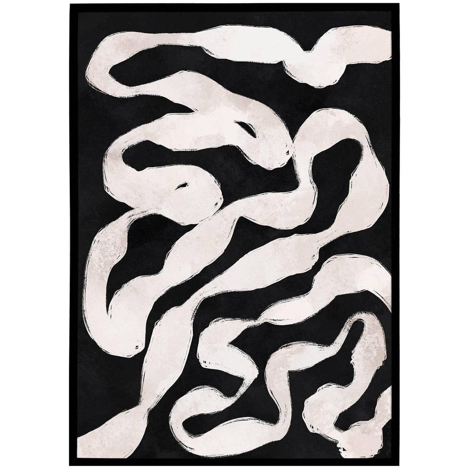 Black&White Abstract Shape Poster – HypeSheriff