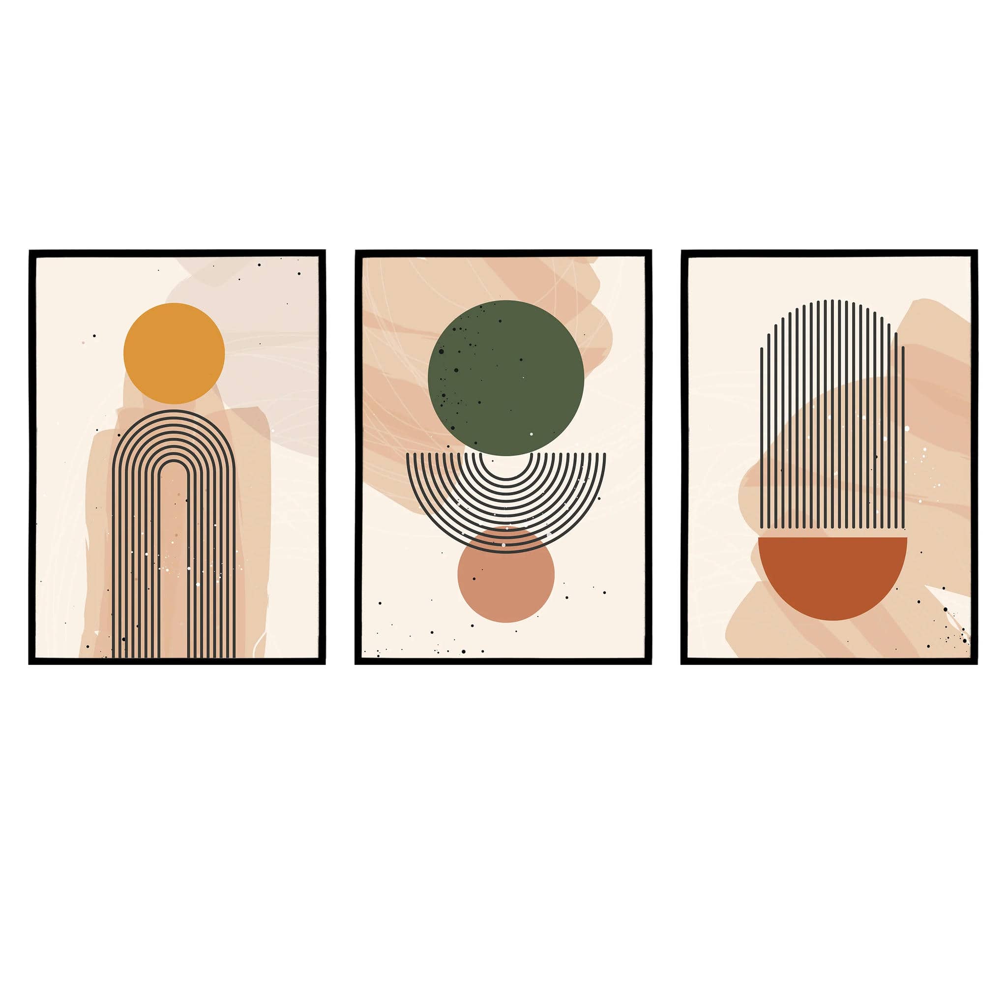 Set of 3 Modern Boho Chic Posters – HypeSheriff