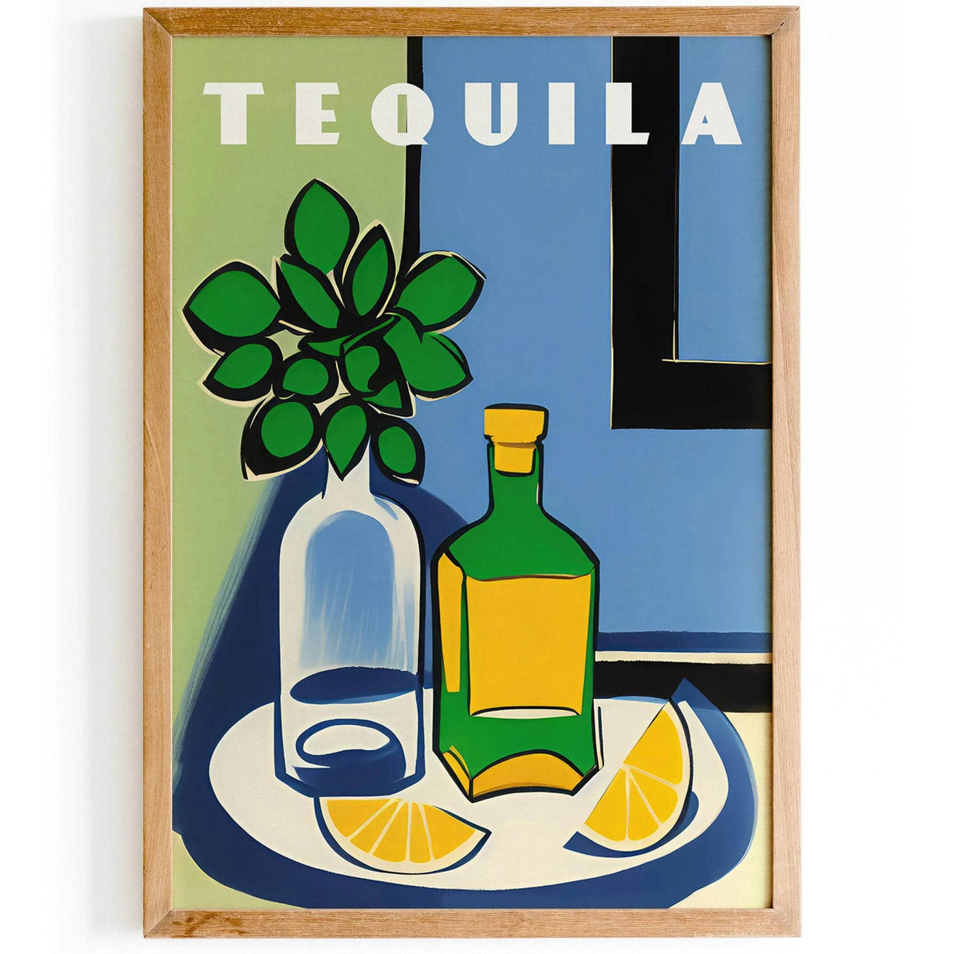 TEQUILA - retro beverage poster – HypeSheriff