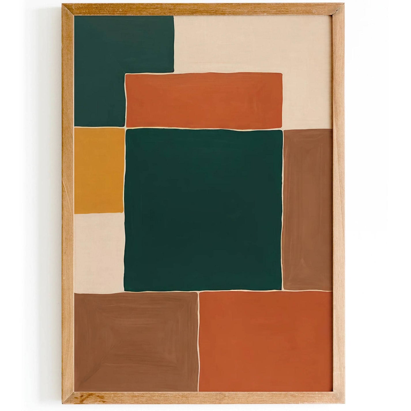 Geometric Earth Tones Art Print – HypeSheriff