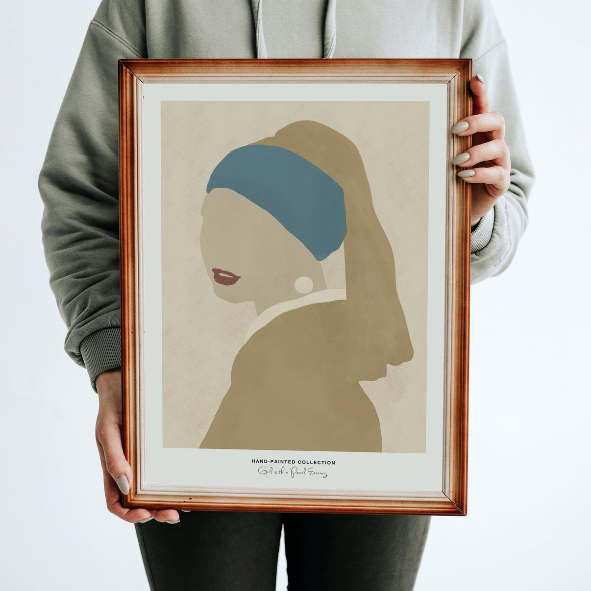 Girl with a Pearl Earring | Hand-Painted Collection Poster – HypeSheriff