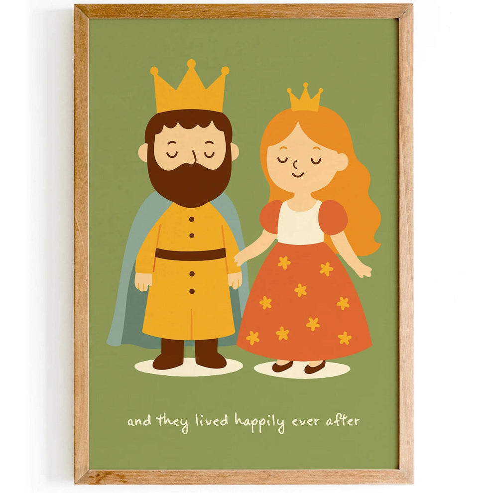 And They Lived Happily Ever After’ Fairy Tale Poster – HypeSheriff