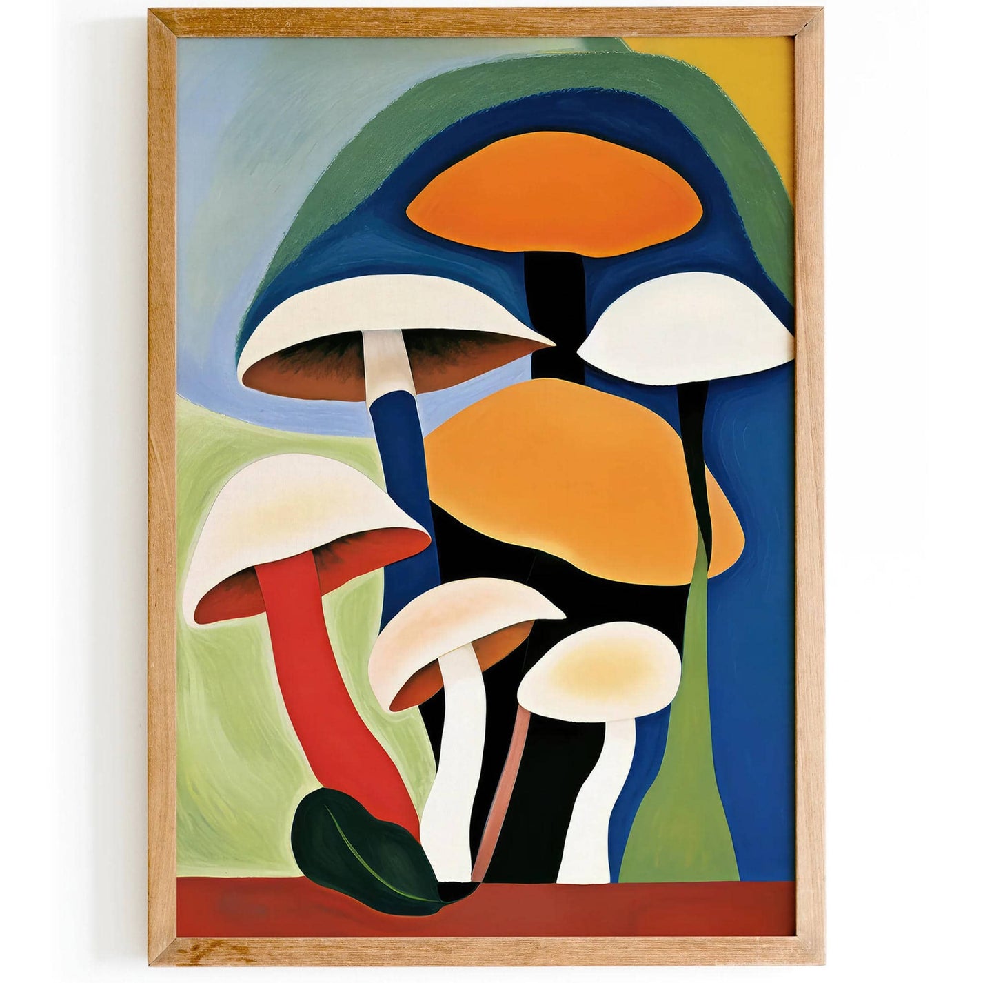 Boho Mushrooms Wall Art Print – HypeSheriff