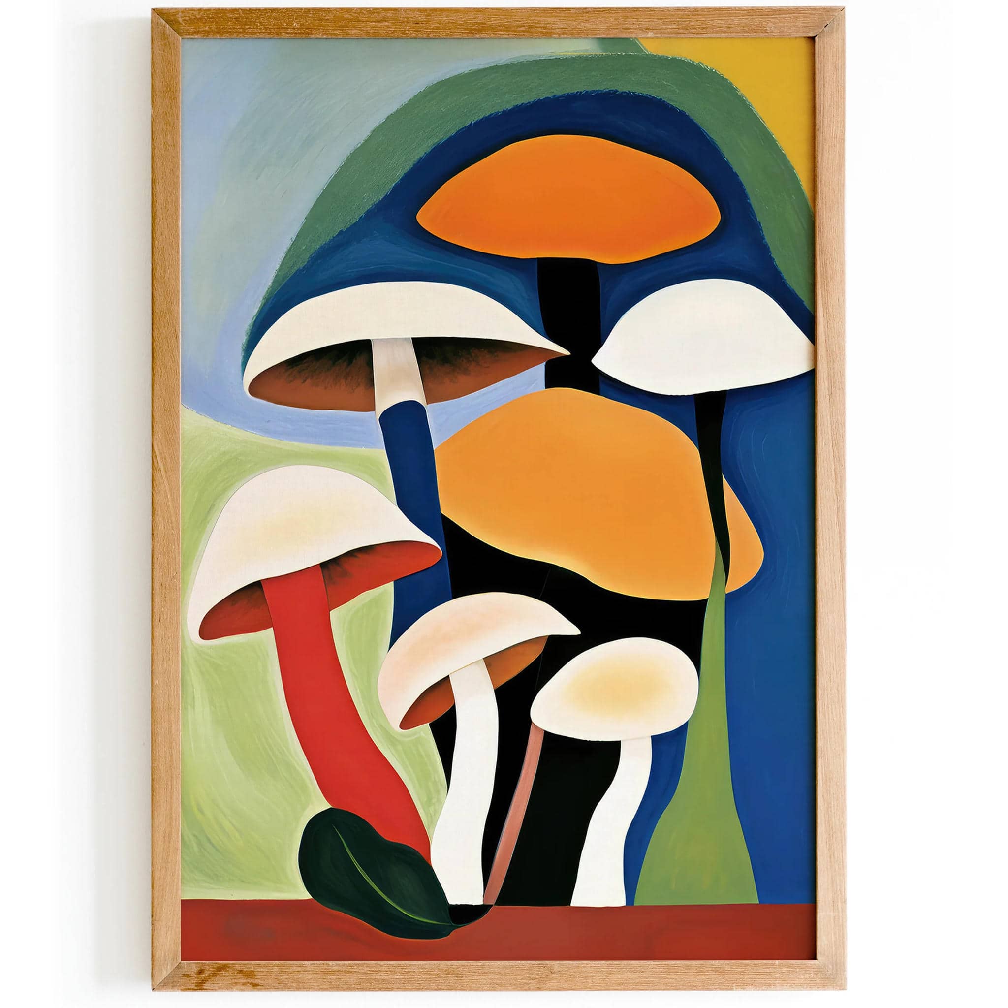 Boho Mushrooms Wall Art Print – HypeSheriff