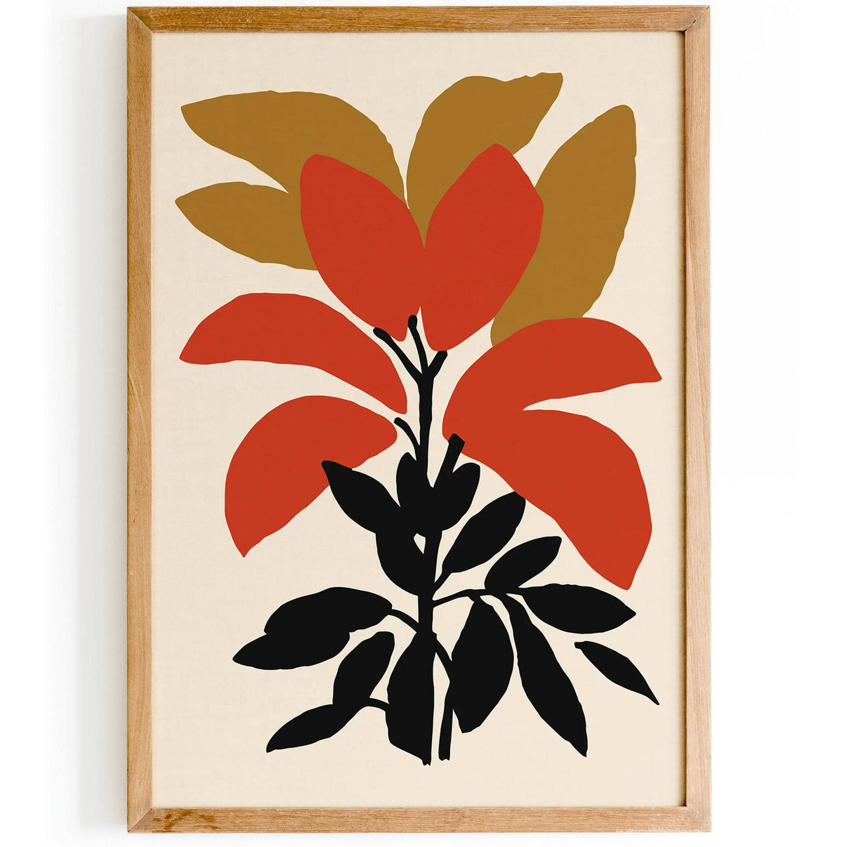 Sharp Edges Abstract Nature Print – HypeSheriff