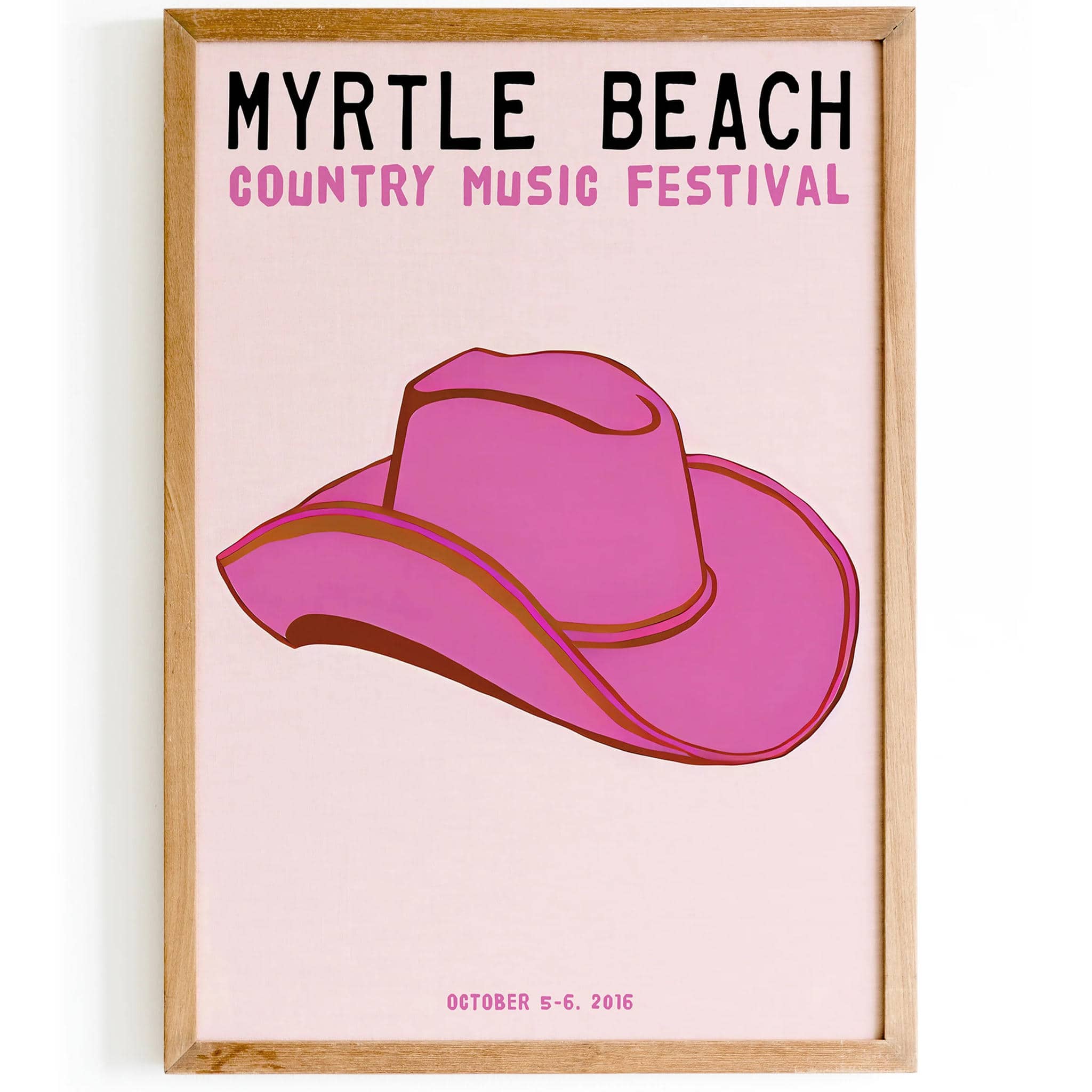 Mytle Beach Country Festival Poster – HypeSheriff