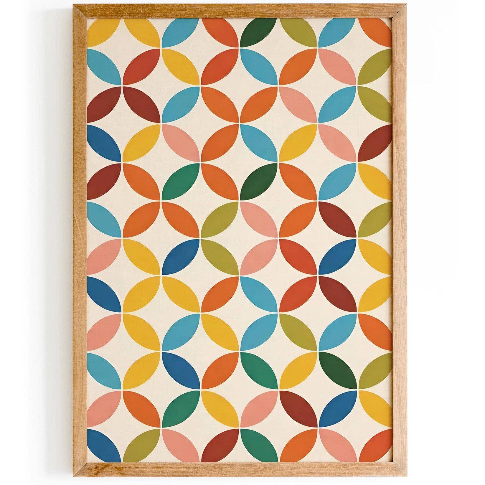 Mid Century Modern Colorful Pattern Poster – HypeSheriff