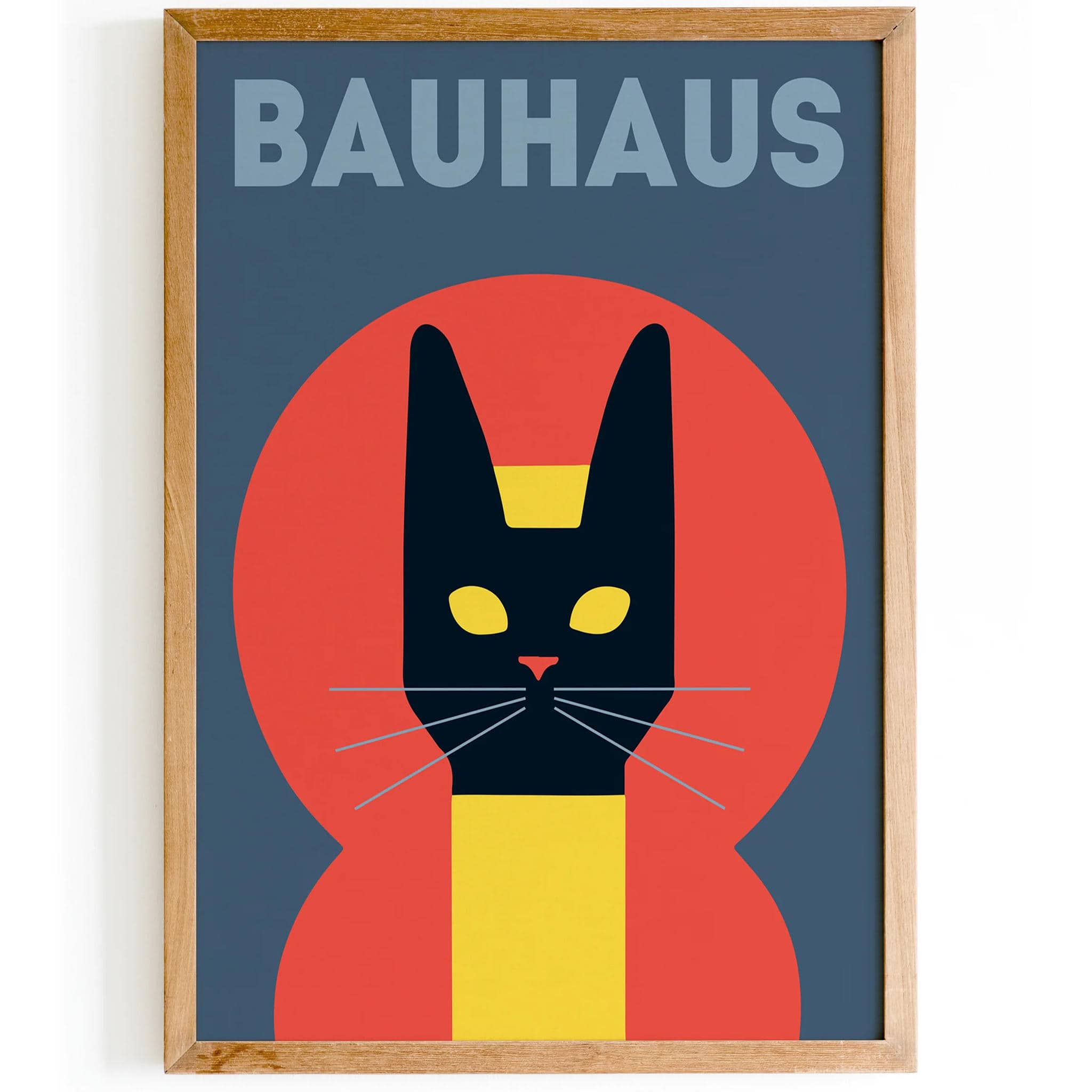 Bauhaus Cat Geometric Print – HypeSheriff