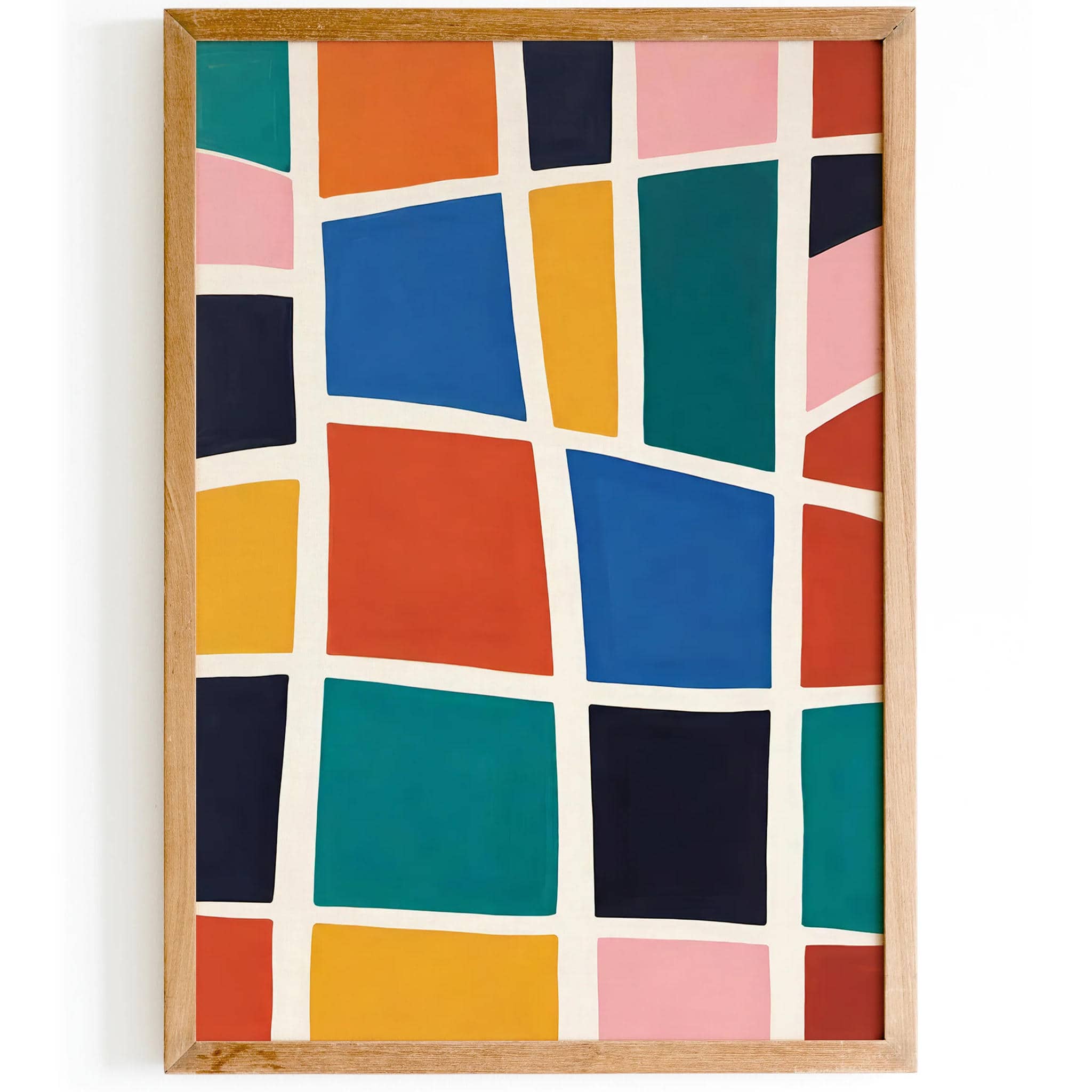 Color Blocks Aesthetic Art Print – HypeSheriff