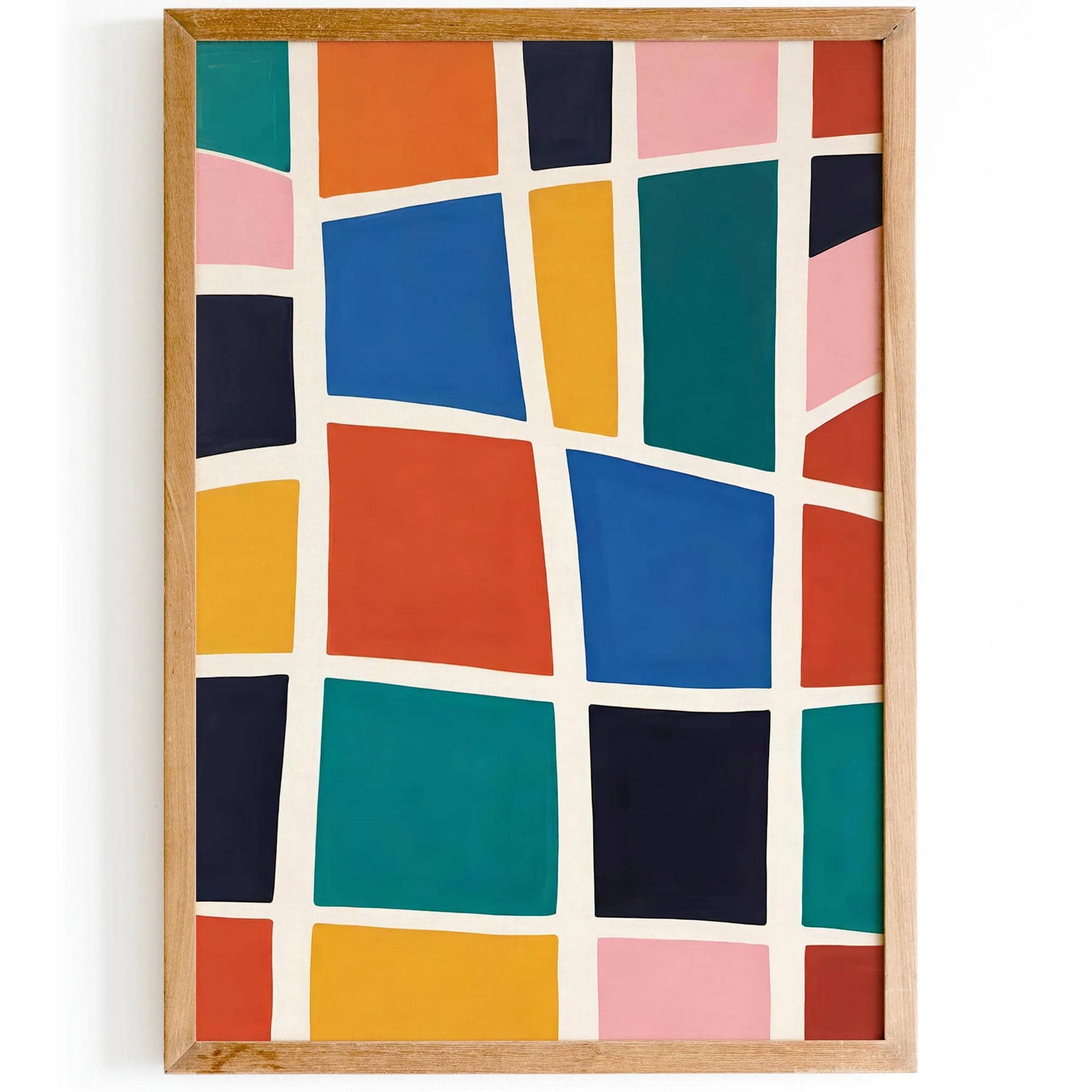 Color Blocks Aesthetic Art Print – HypeSheriff