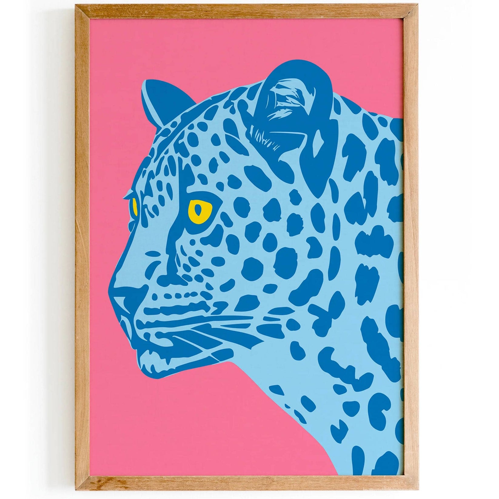 Blue Panther Artistic Wall Art Print – HypeSheriff