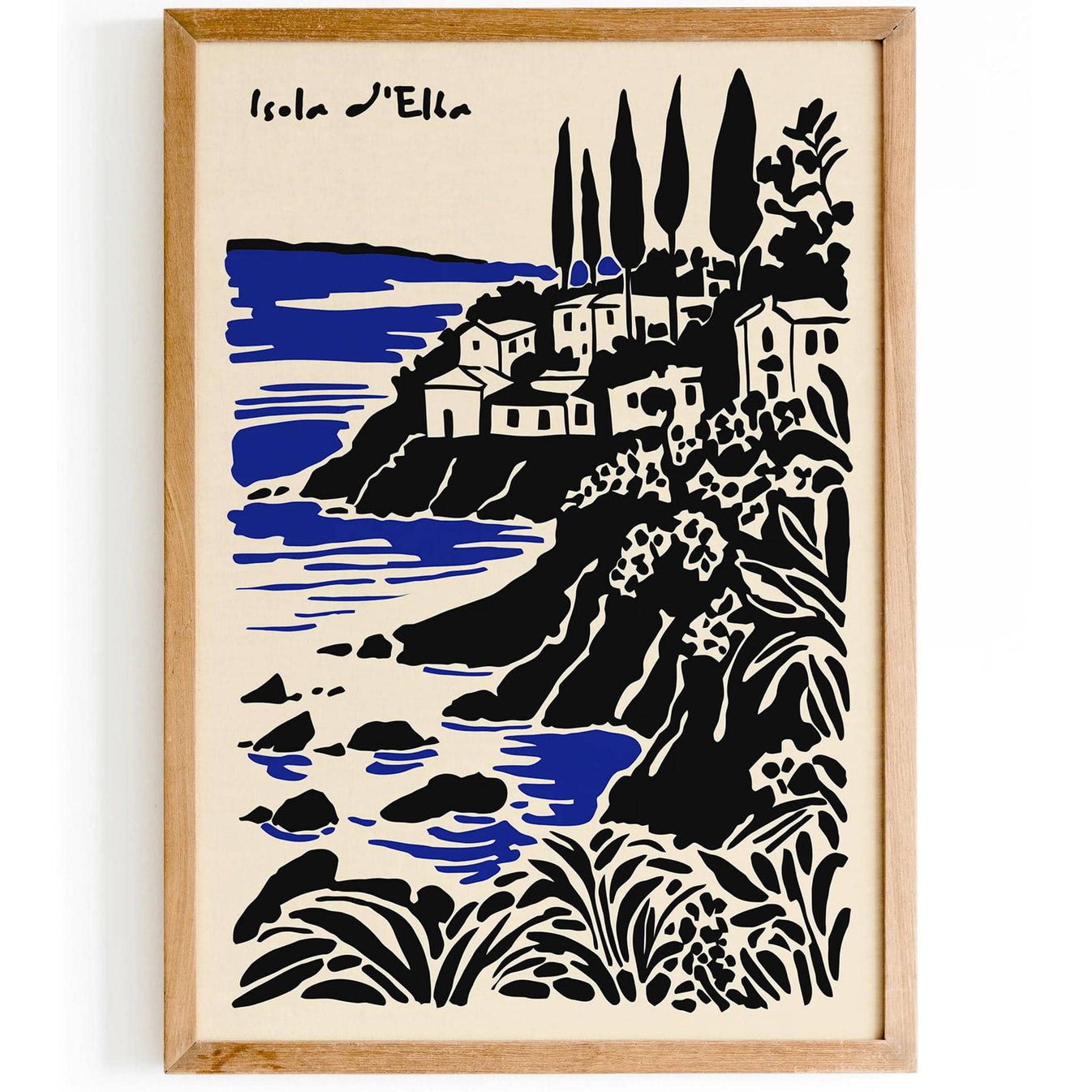 Isola d’Elba Italy Landscape Poster, Travel Wall Art Print – HypeSheriff