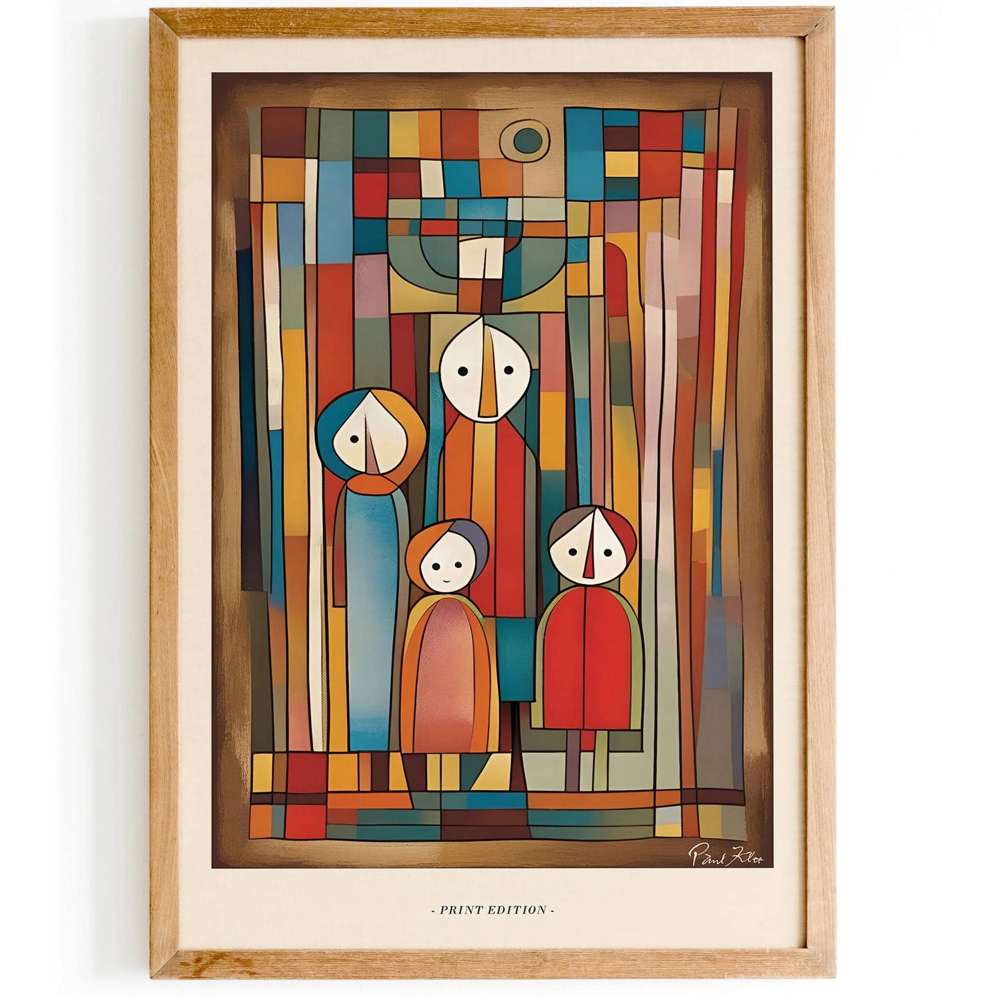 Geometric Wall Decor: Abstract Paul Klee Art Print – HypeSheriff