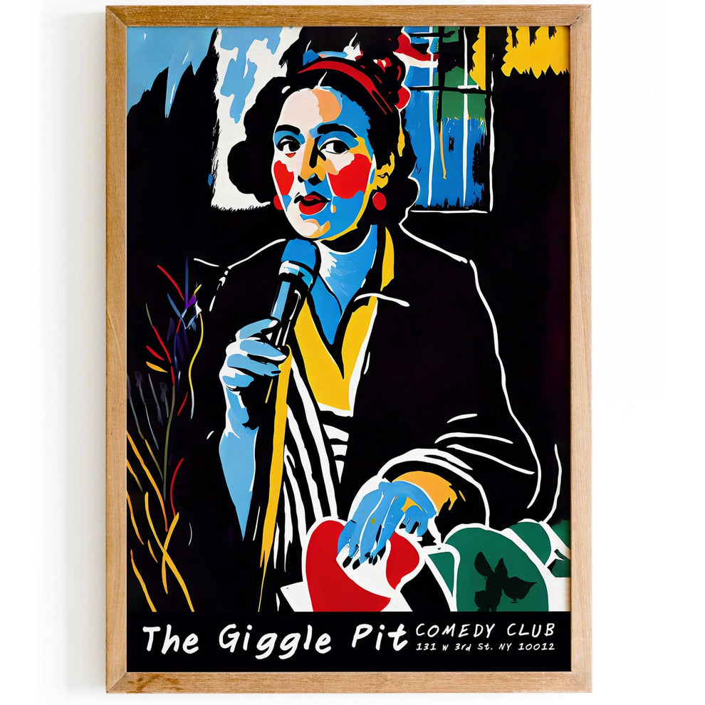 Vintage Comedy Club Poster Reproduction Print – HypeSheriff