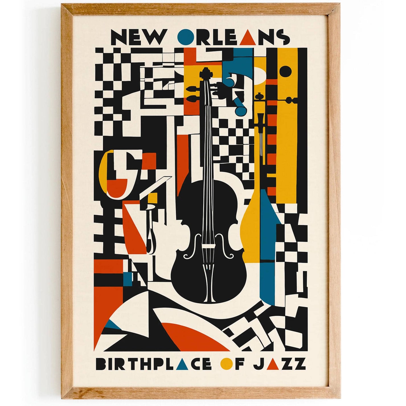 Birthplace of Jazz Retro Poster – HypeSheriff