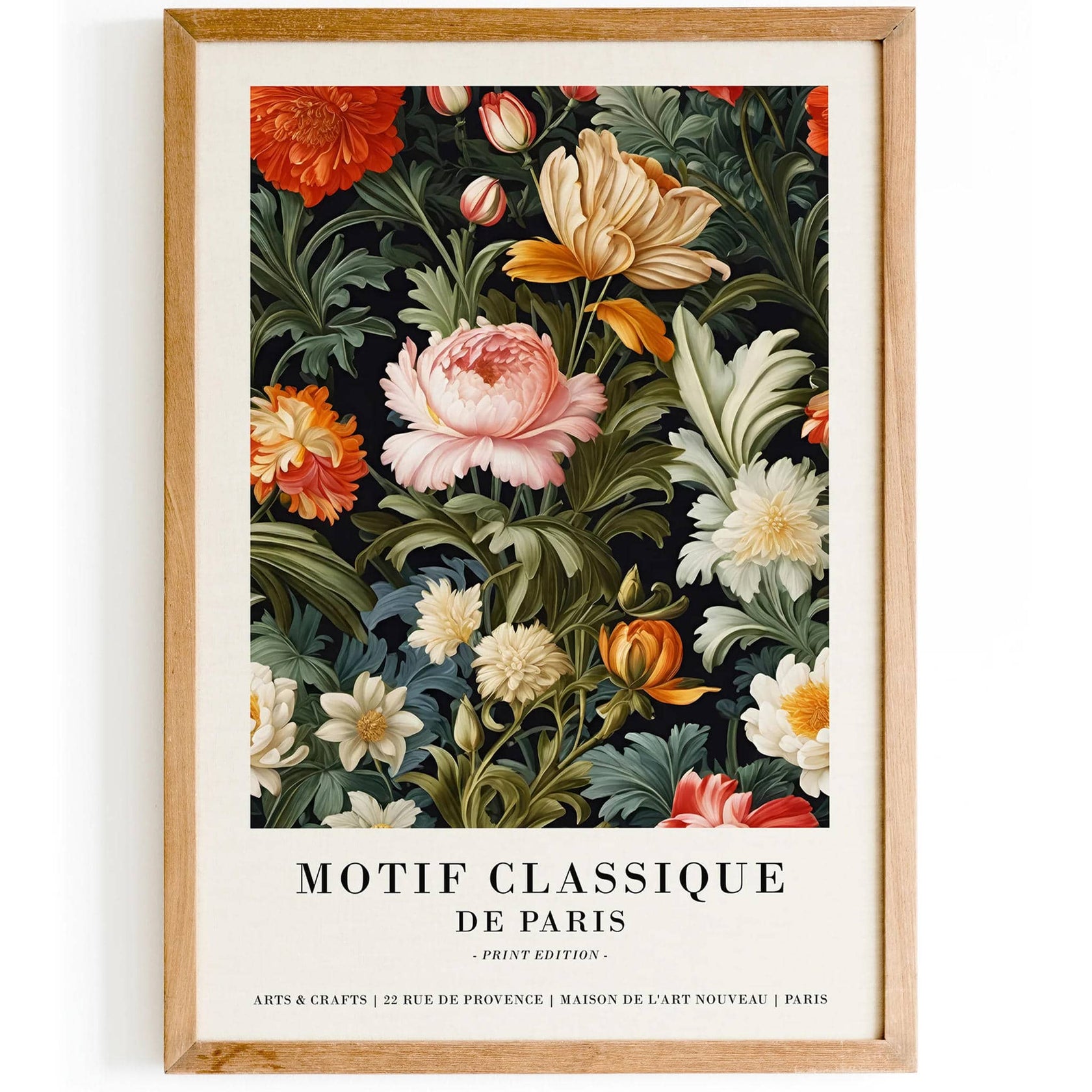 Parisian Vintage Floral Art Print – HypeSheriff