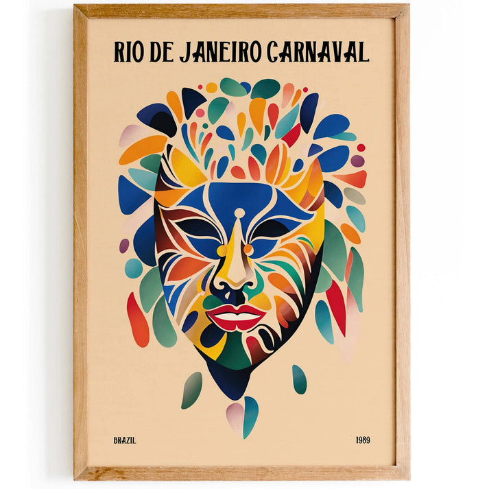 Rio De Janeiro Carnaval Brazil 1989 Poster – HypeSheriff