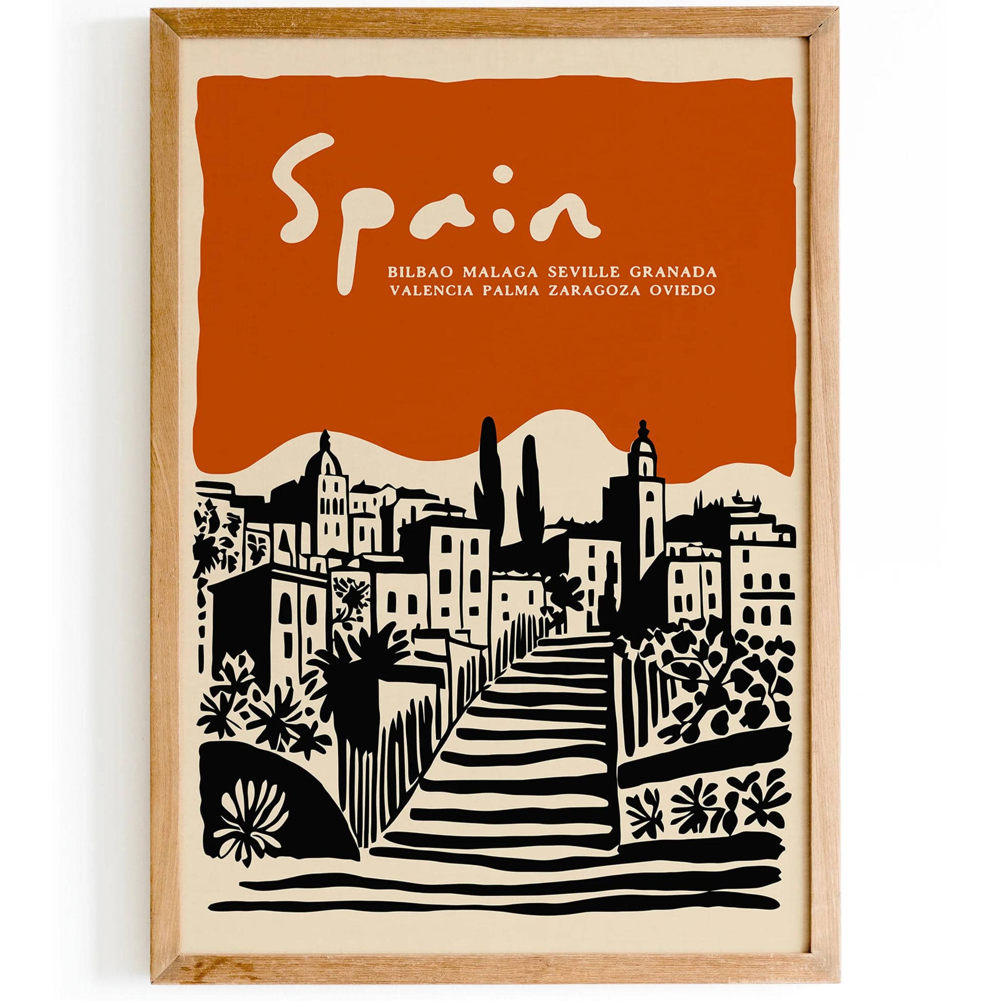 Spain Travel Art Print, Spanish Landscape Poster – HypeSheriff