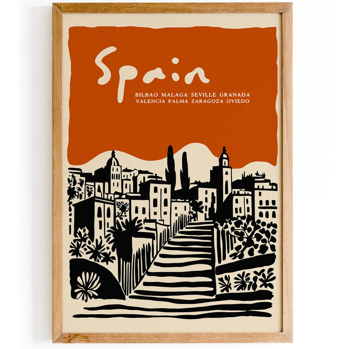 Spain Travel Art Print, Spanish Landscape Poster – HypeSheriff