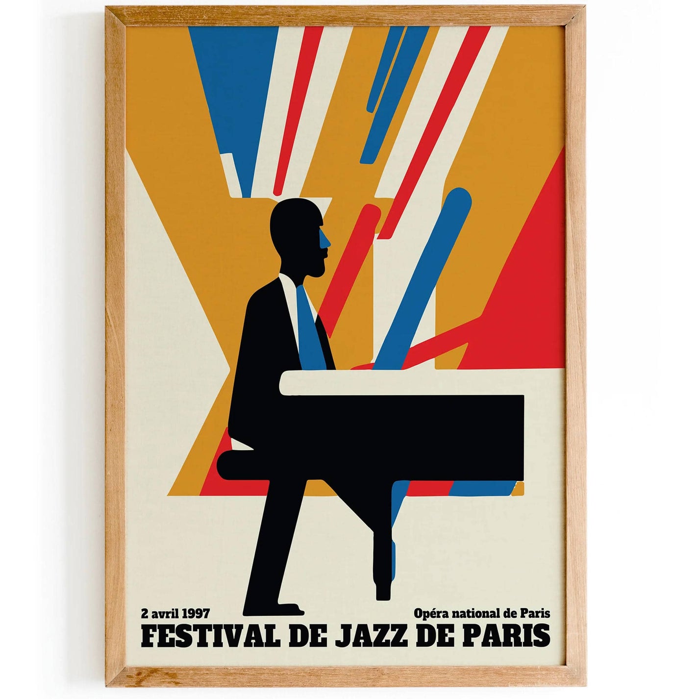 Festival De Jazz De Paris Vintage Music Poster – HypeSheriff