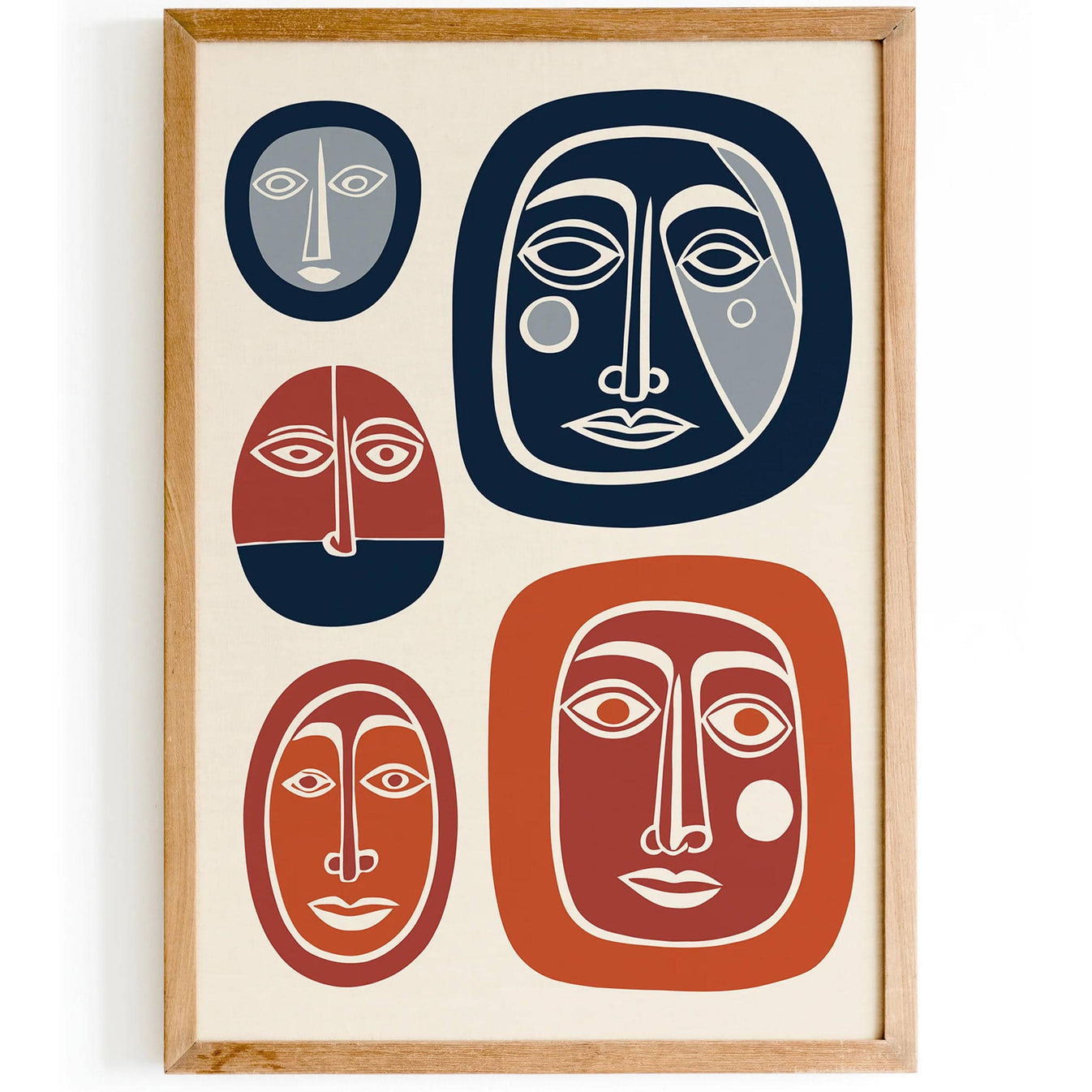 Cubism Style Faces Poster – HypeSheriff