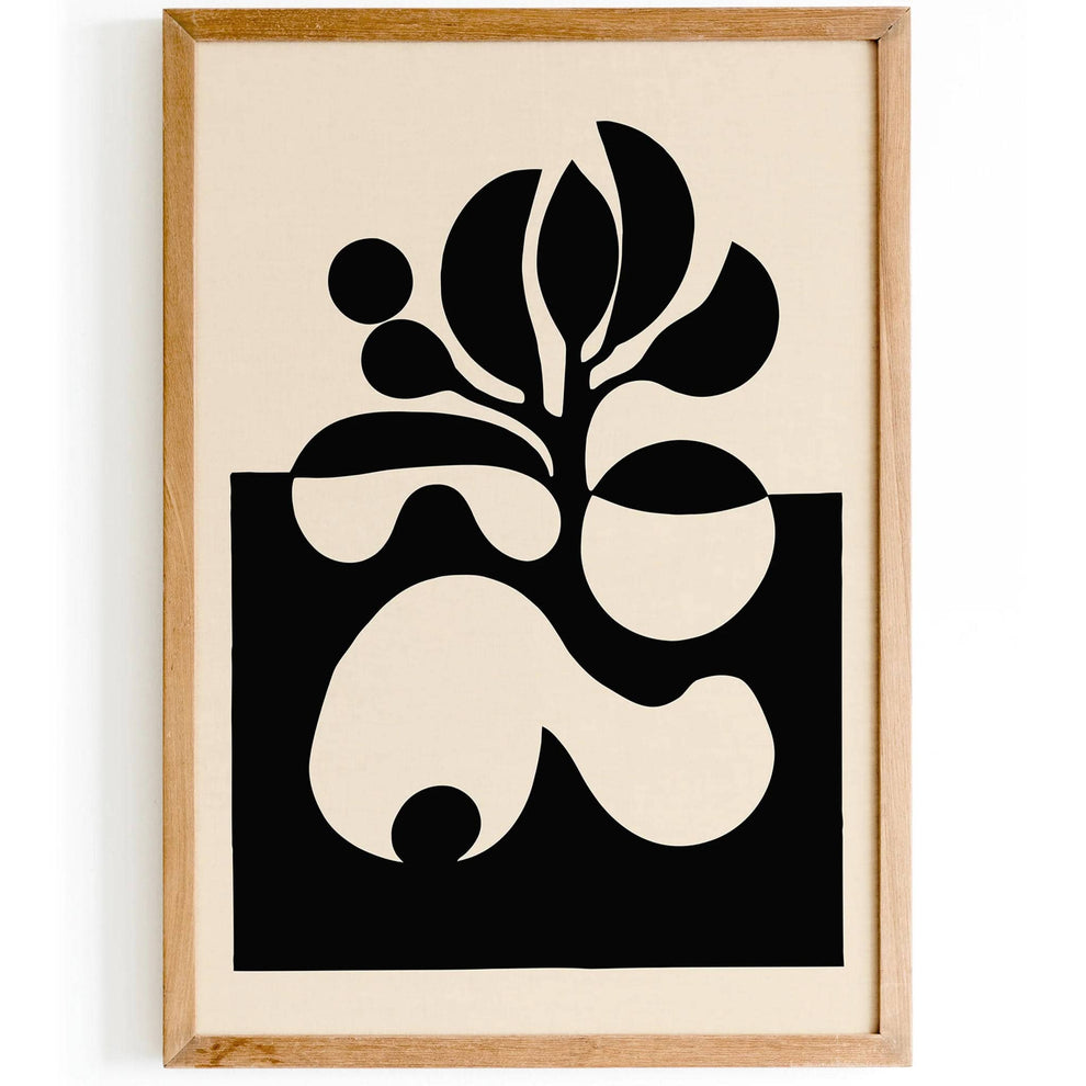 Modern Minimalist B&W Art Print – HypeSheriff
