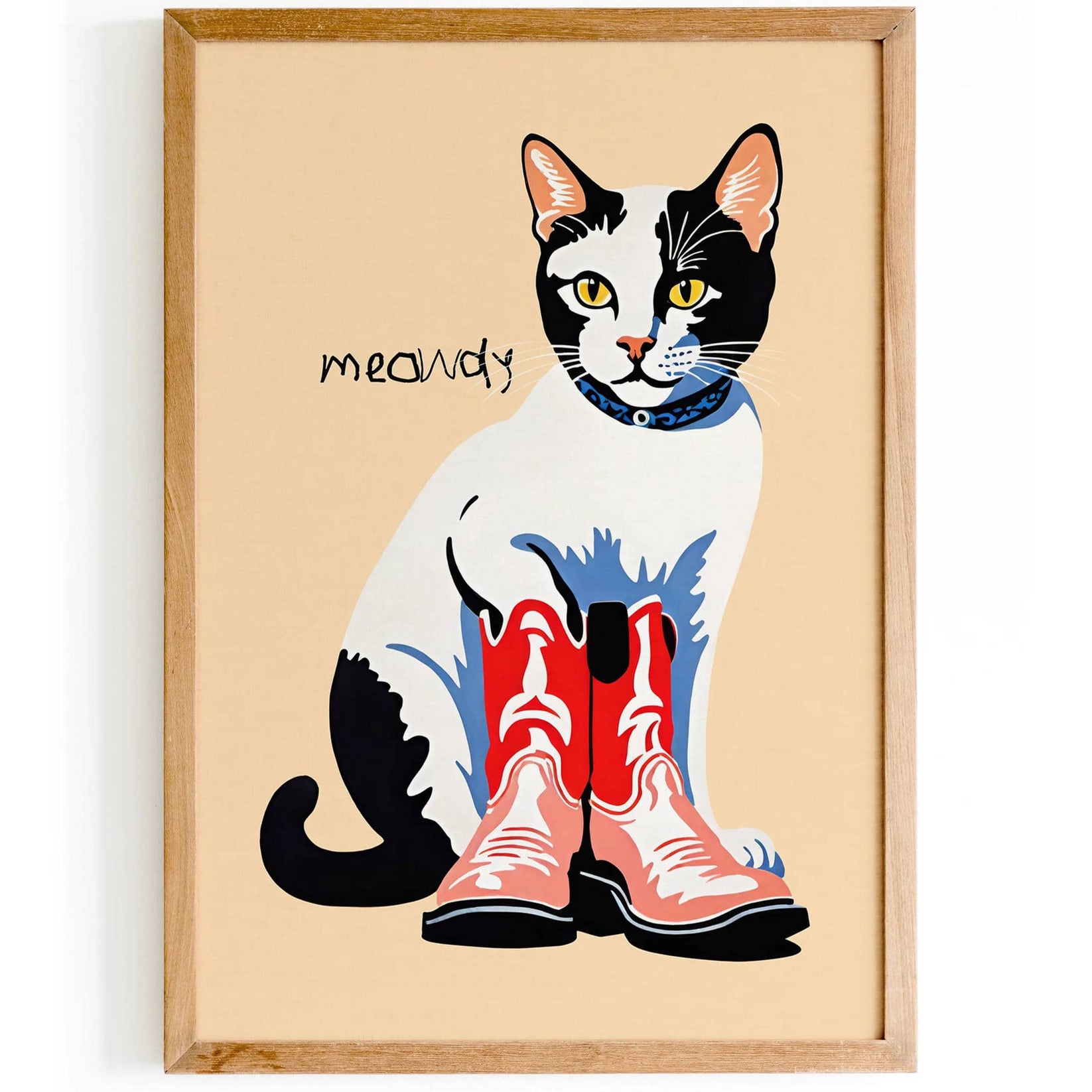 Meowdy - Cute Cat Poster – HypeSheriff