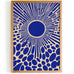 Cobalt Blue Abstract Sun Print – HypeSheriff