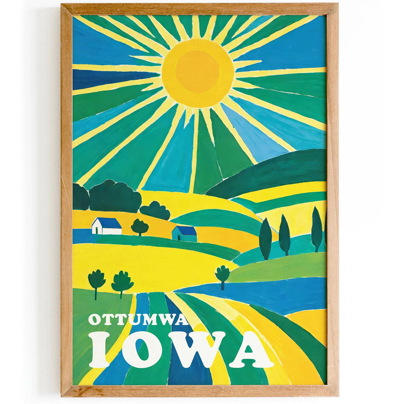 Scenic Iowa Poster for Your Wall – HypeSheriff
