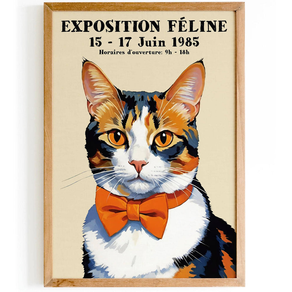 French Cat Exhibition Poster Print – HypeSheriff