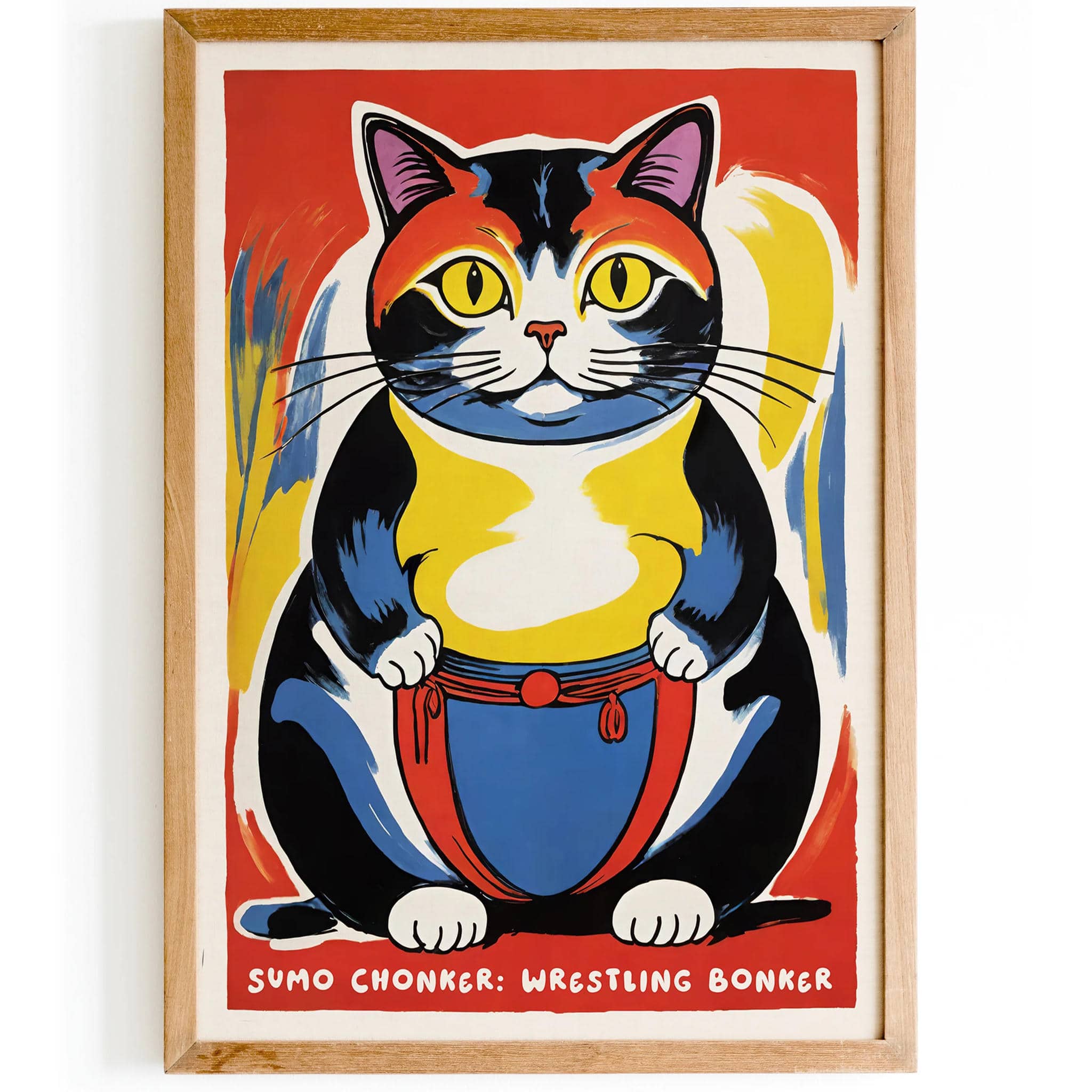 Japanese Sumo Cat Poster – HypeSheriff