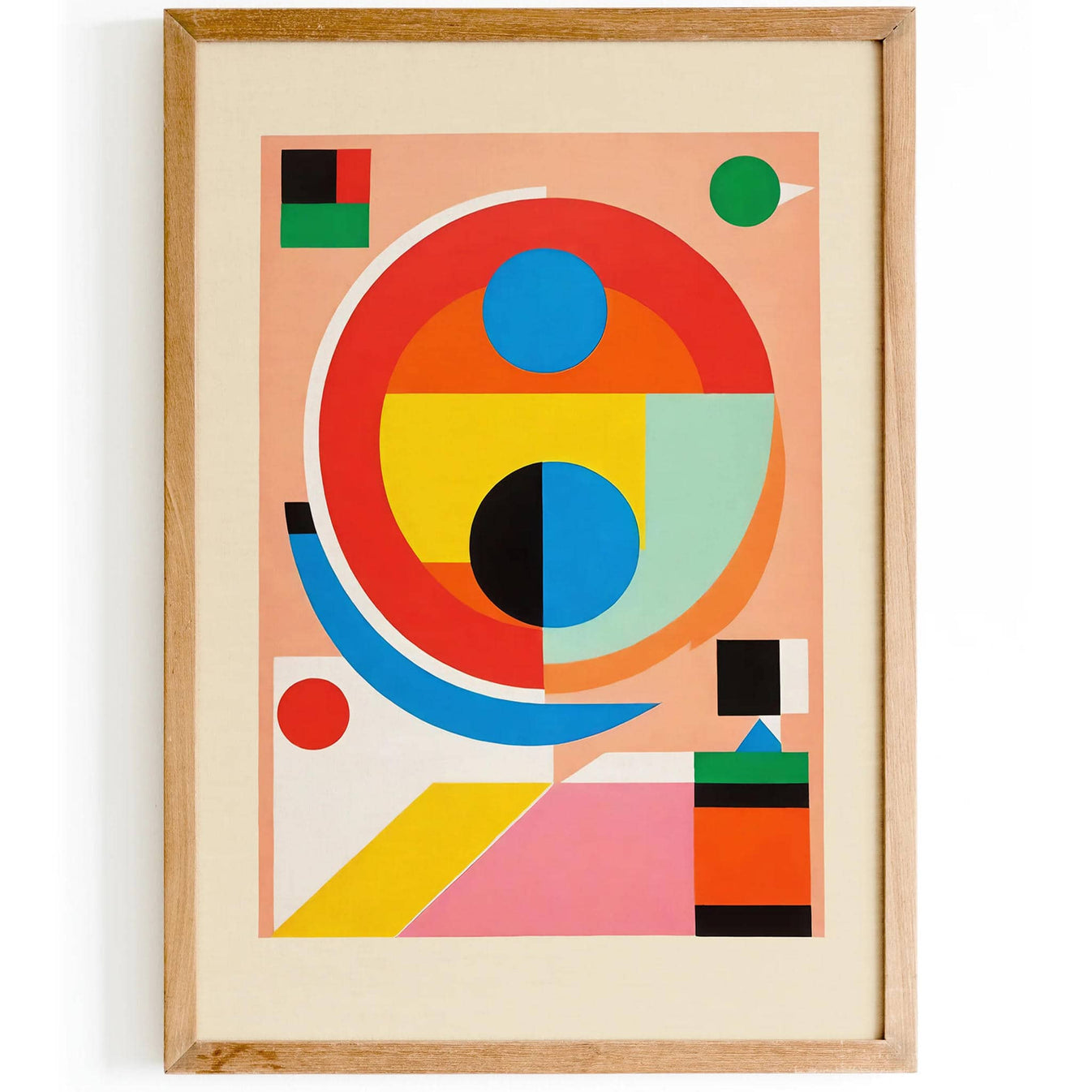 Abstract MCM Summer Shapes Art Print – HypeSheriff