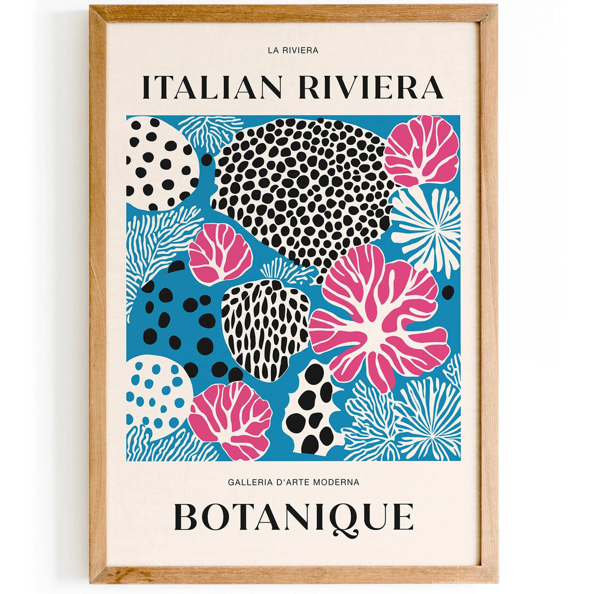 Italian Riviera Ocean Botanique Poster – HypeSheriff