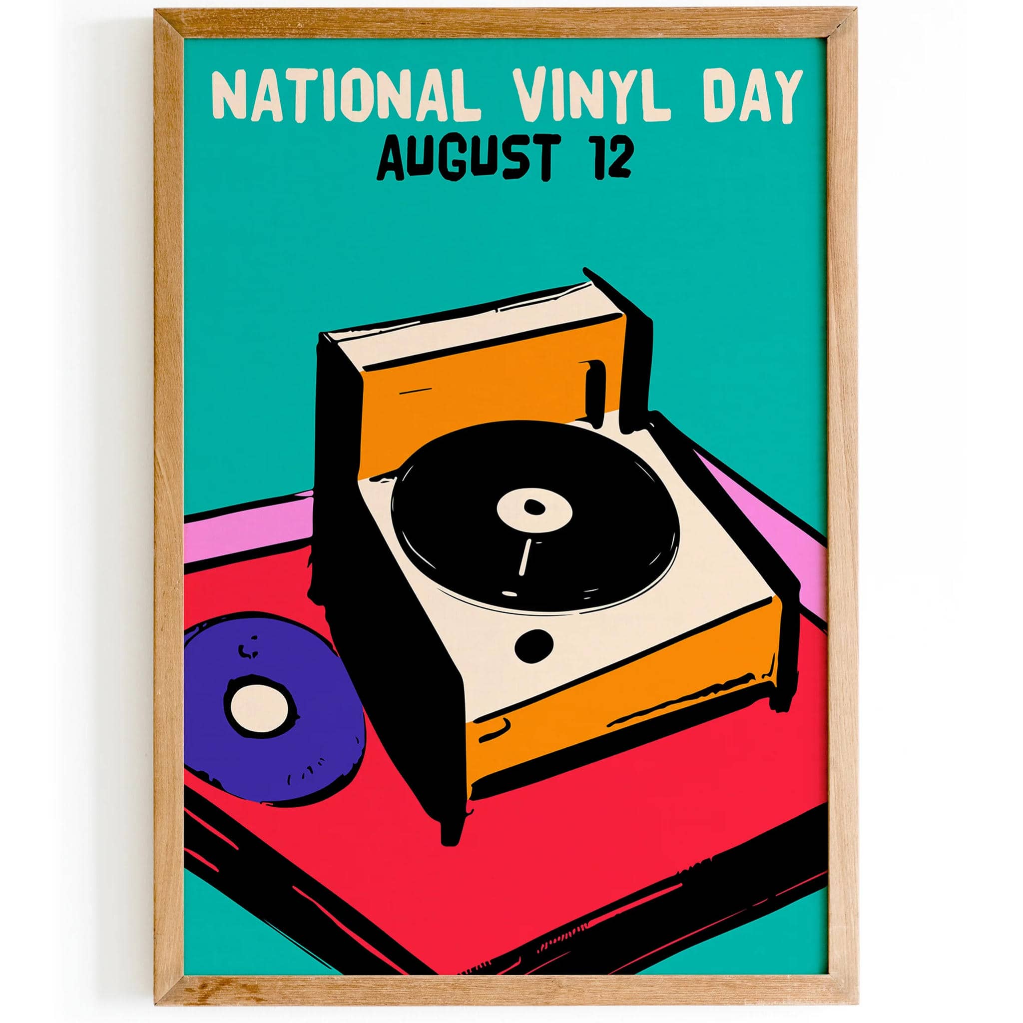National Vinyl Day Art Poster – HypeSheriff