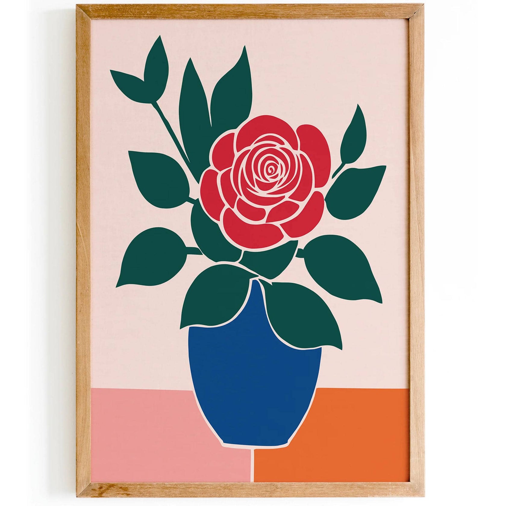 Mid Century Modern Flower Poster – HypeSheriff
