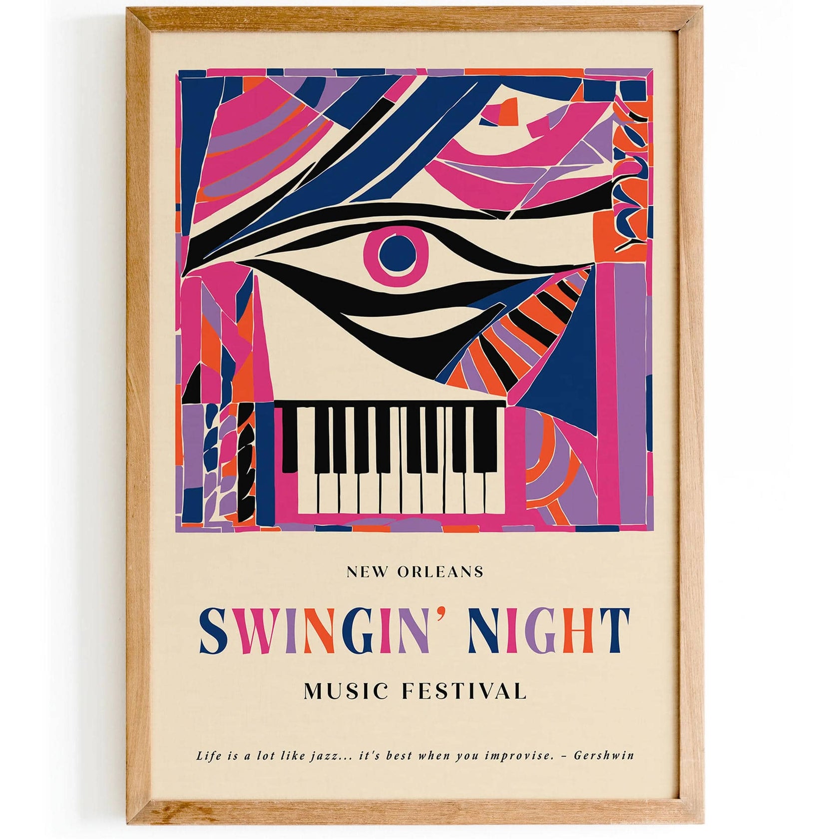 NOLA Swingin Night Music Poster – HypeSheriff