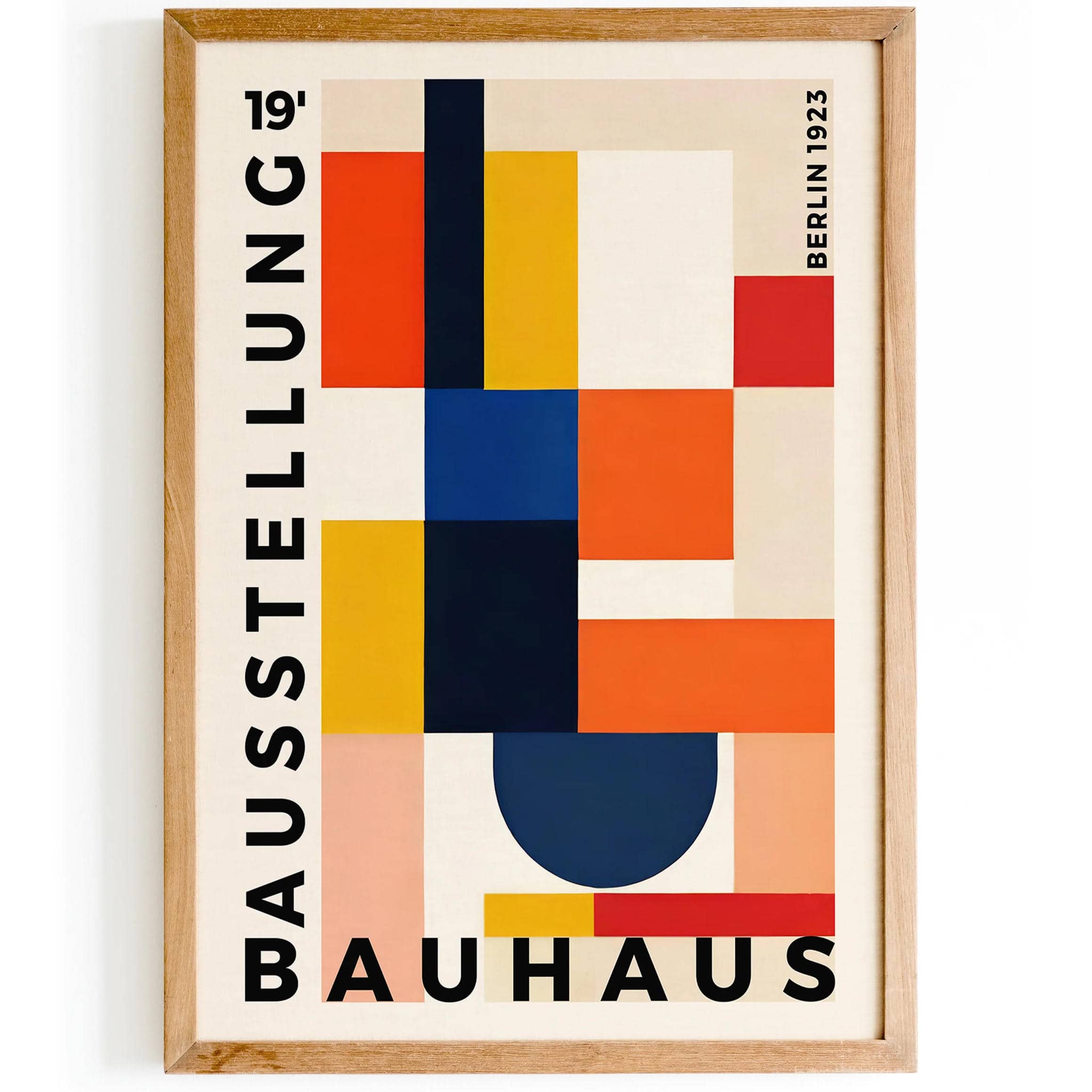 Geometric Retro Bauhaus Poster – HypeSheriff