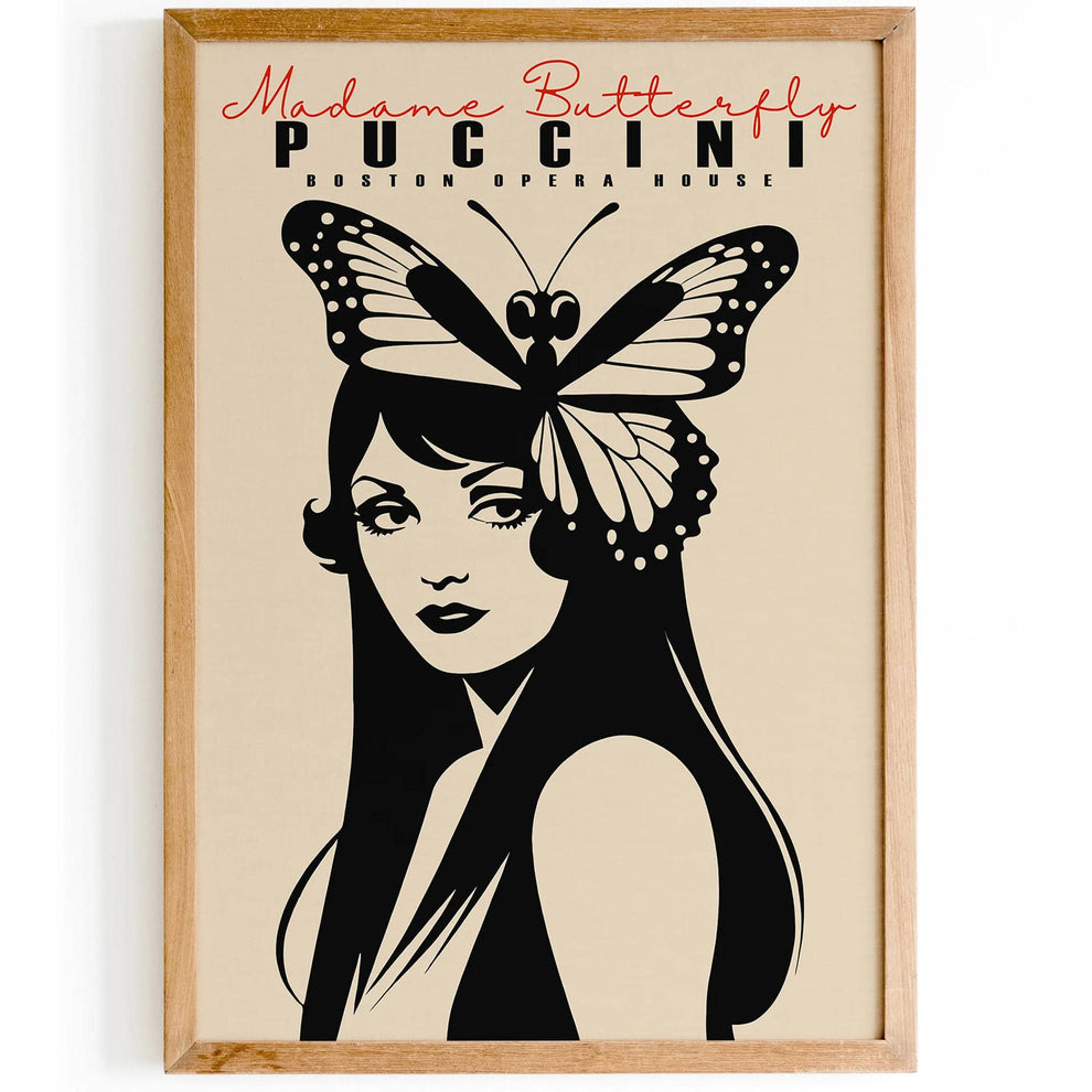 Madame Butterfly Puccini Opera Poster – HypeSheriff