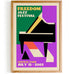 2001 Freedom Jazz Festival Retro Poster – HypeSheriff