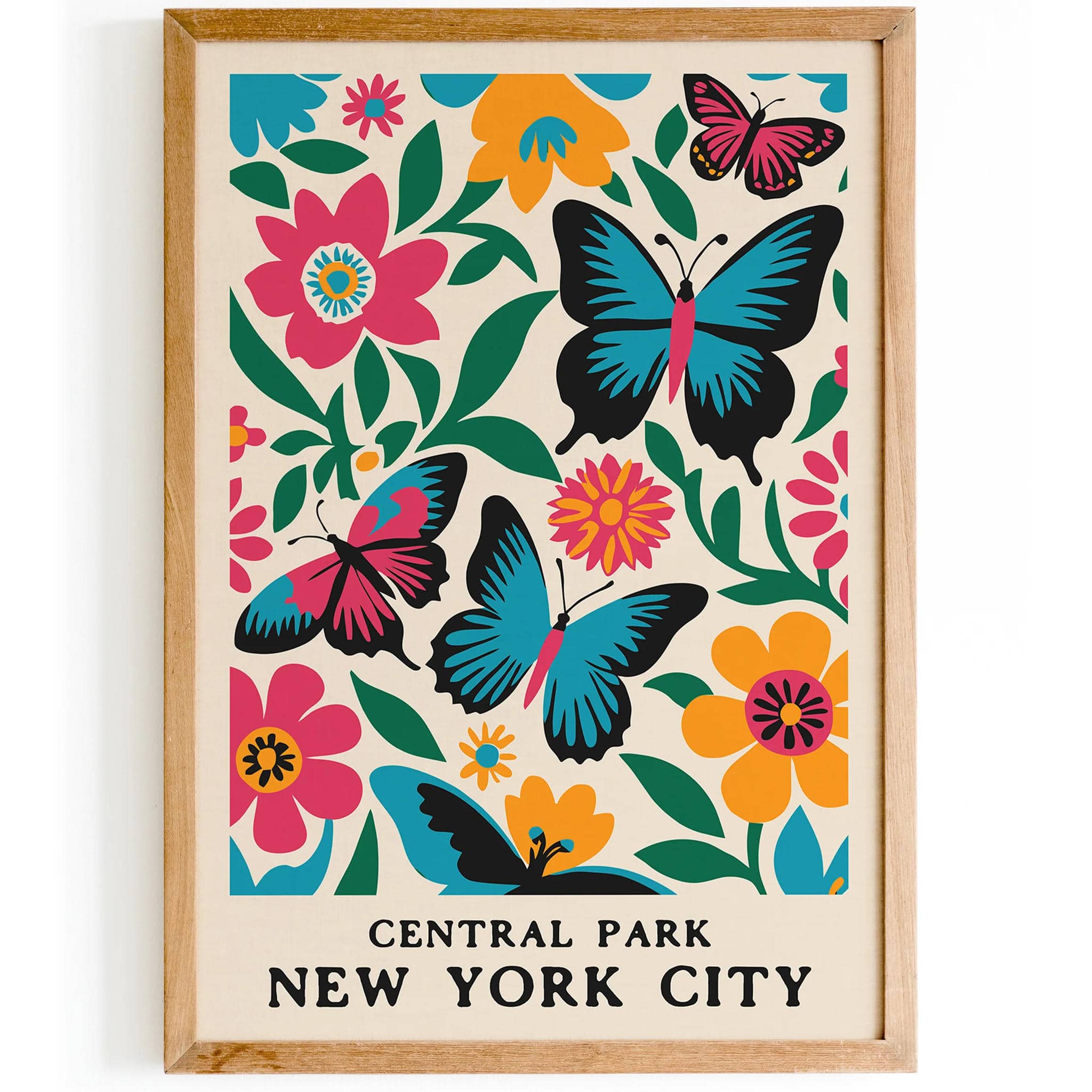 Central Park NYC Colorful Nature Art Print – HypeSheriff