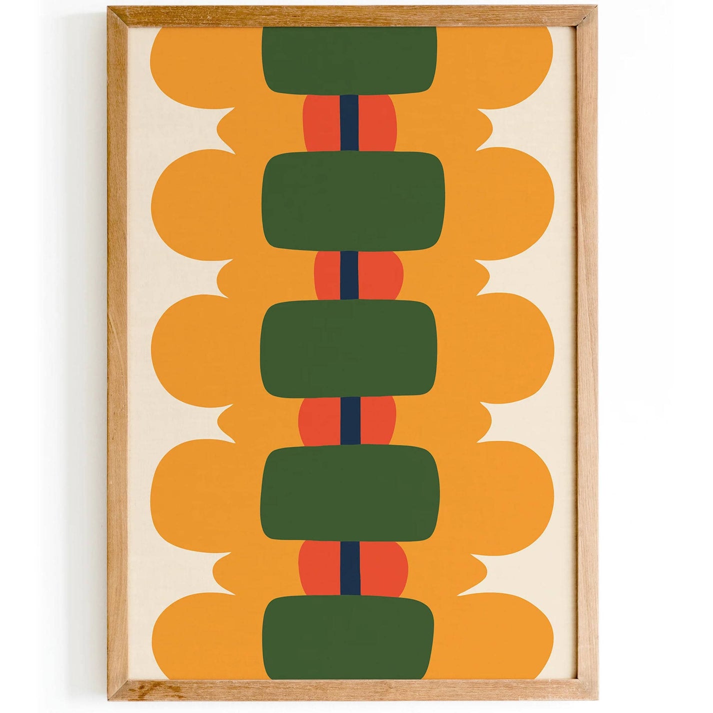 Abstract 70s Shapes Art Print – HypeSheriff