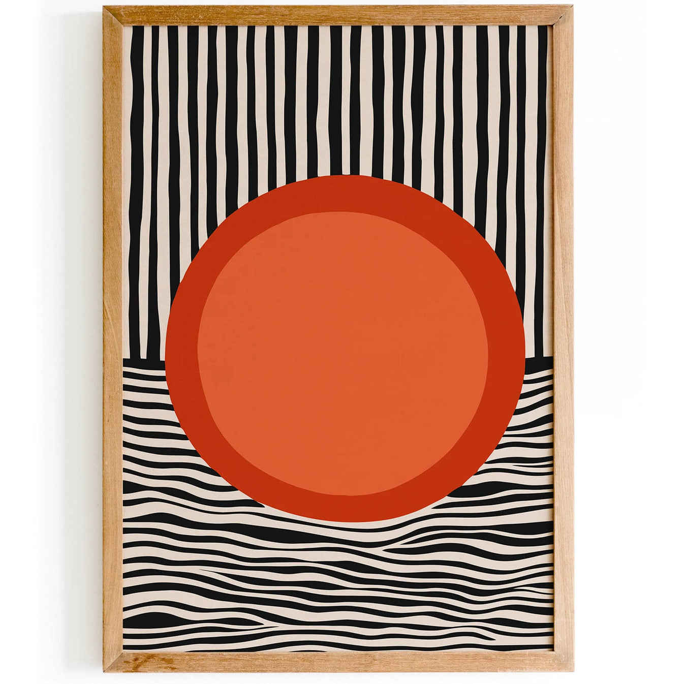 Mid Century Modern Orange Poster – HypeSheriff
