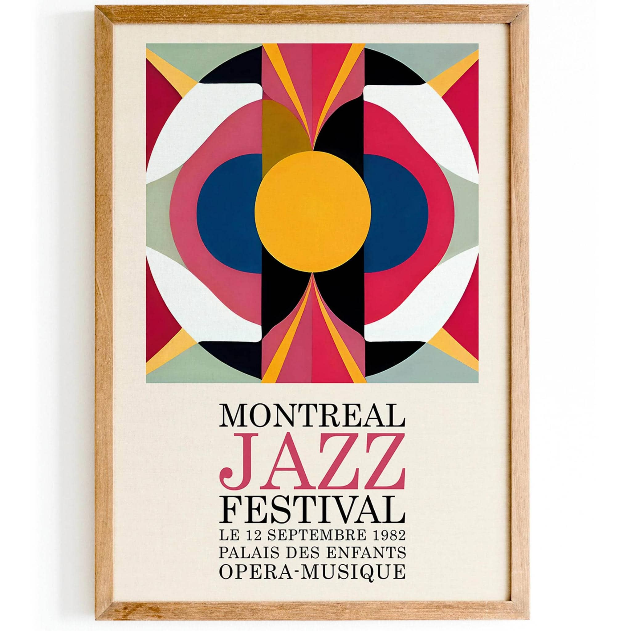 Vintage Montreal Jazz Music Poster – HypeSheriff